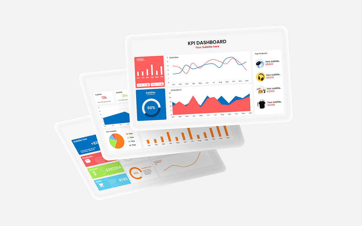 PPT - Marketing Dashboard by Stavrty on Dribbble