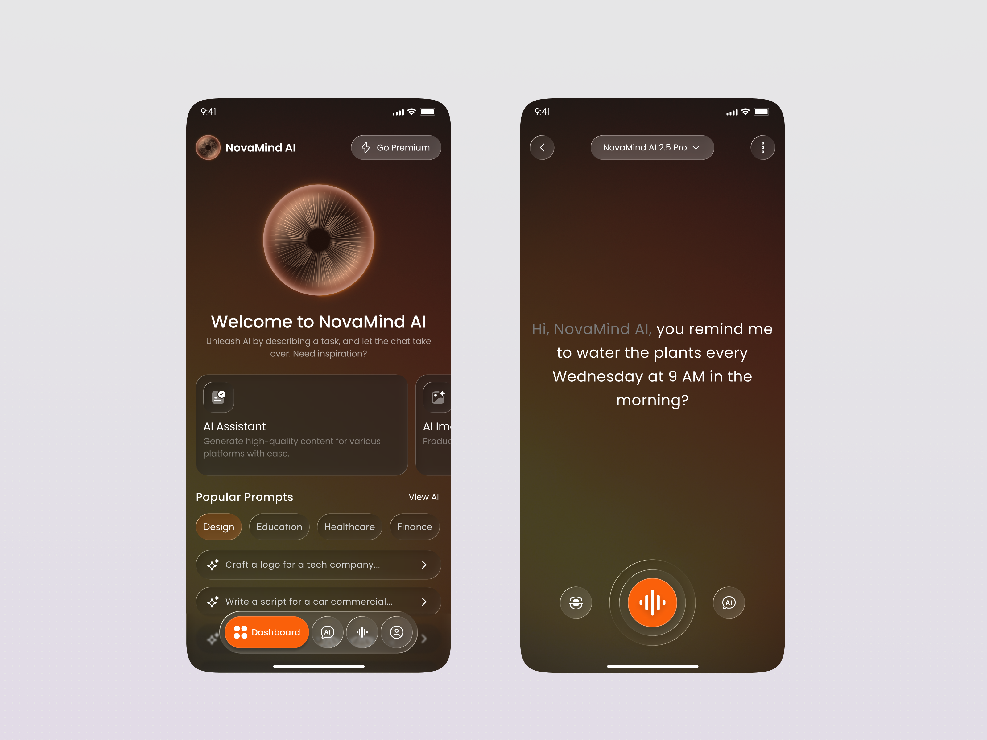 AI Assistant Mobile App, UI Smart Productivity & Task Automation by ...