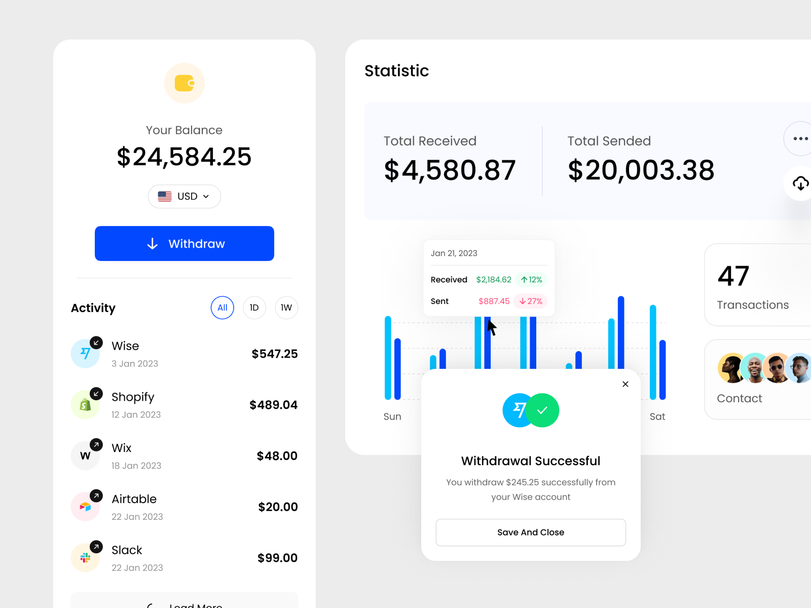Cards components by Badi on Dribbble