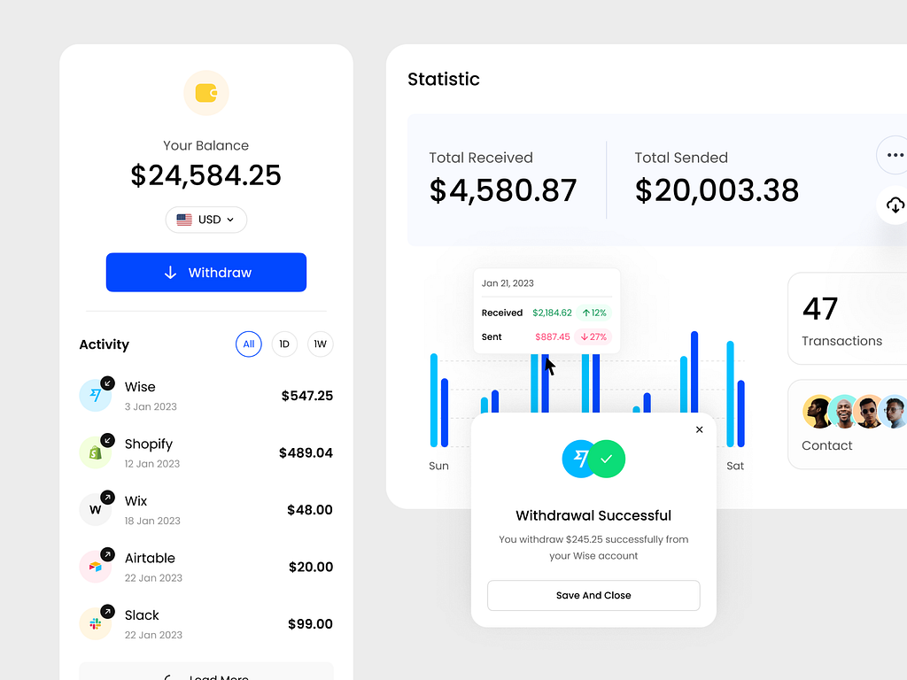 Cards components by Badi on Dribbble