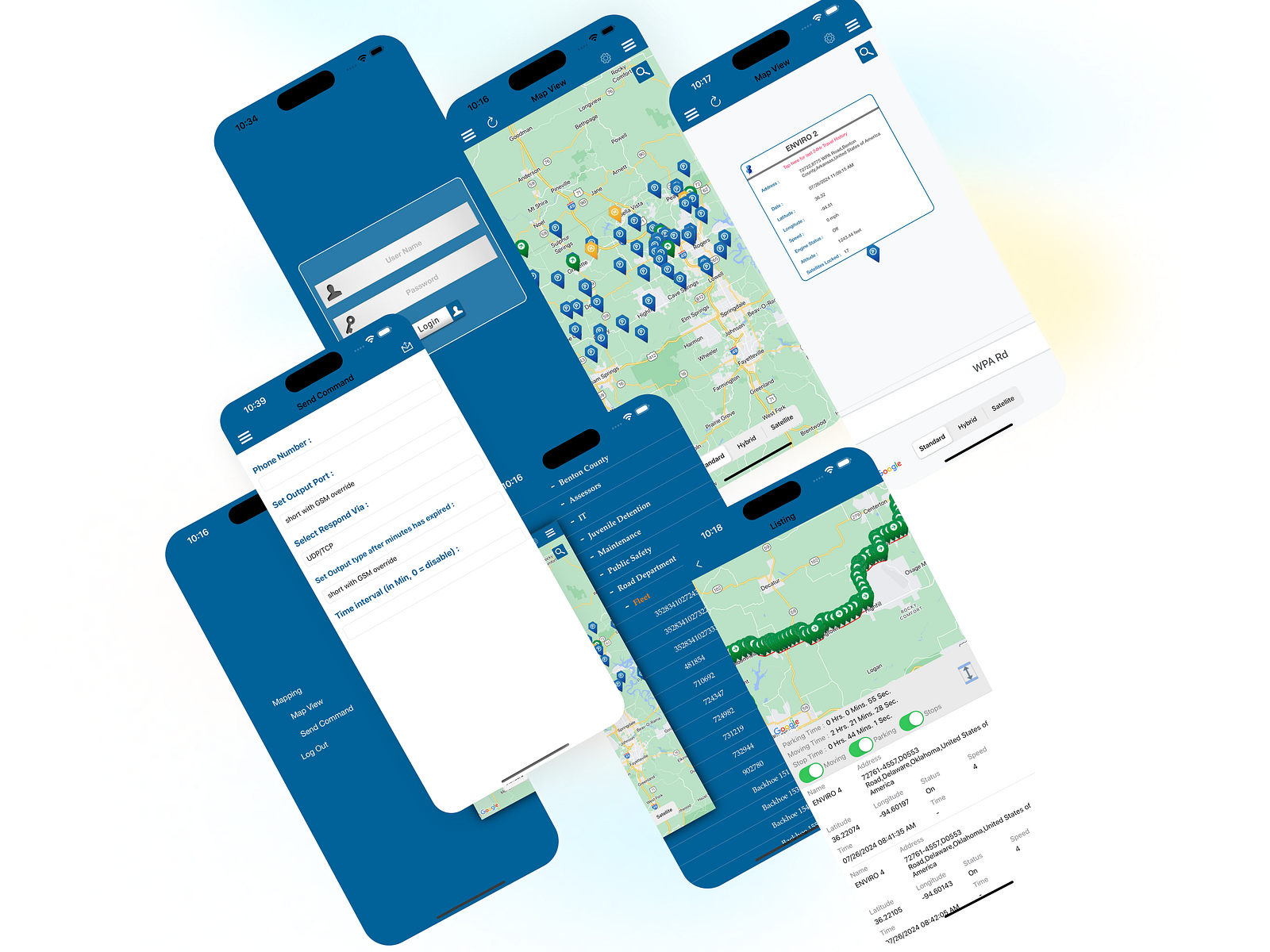 Tracking application UI Design by theappfathers on Dribbble