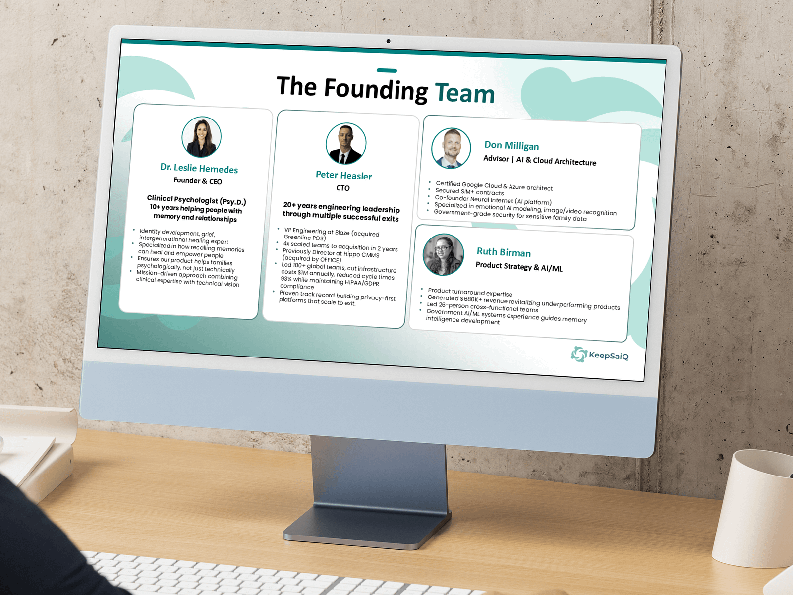 PowerPoint Design - Founding Team Slide by Muhammad Arsal Shaikh on ...