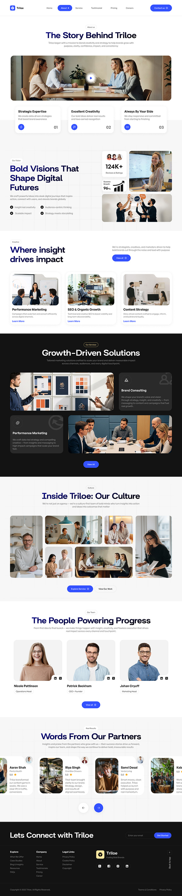 About Page UI/UX Design + Website Development by James Anson on Dribbble