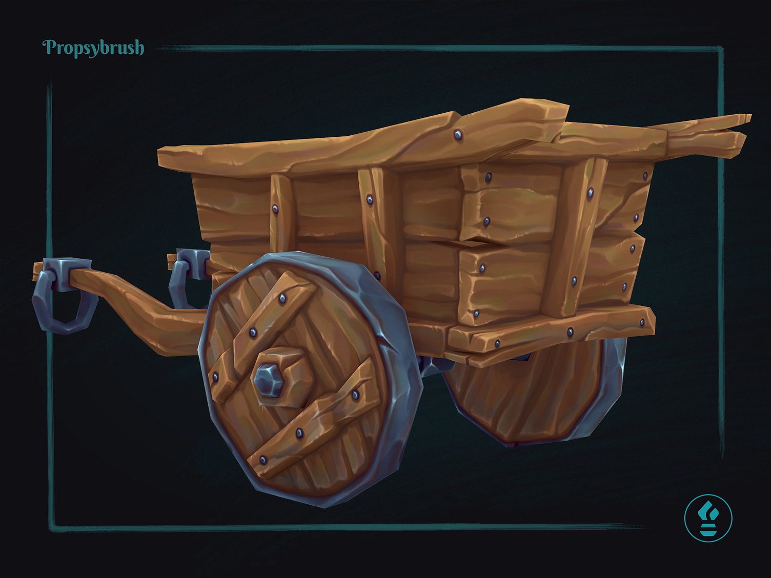 Stylized Cart by Propsybrush on Dribbble