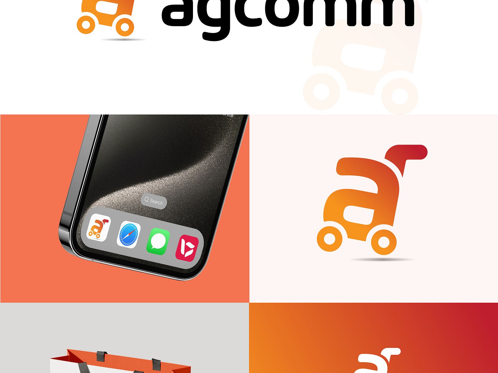 agcomm E-commerce Logo by Tuhin Hosen on Dribbble