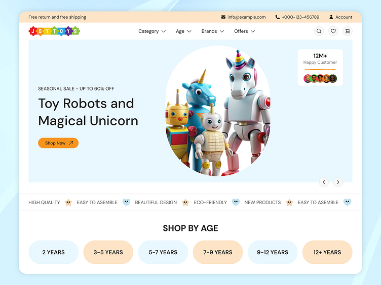 Kids Toy Store Website by Codeflash Infotech LLP on Dribbble