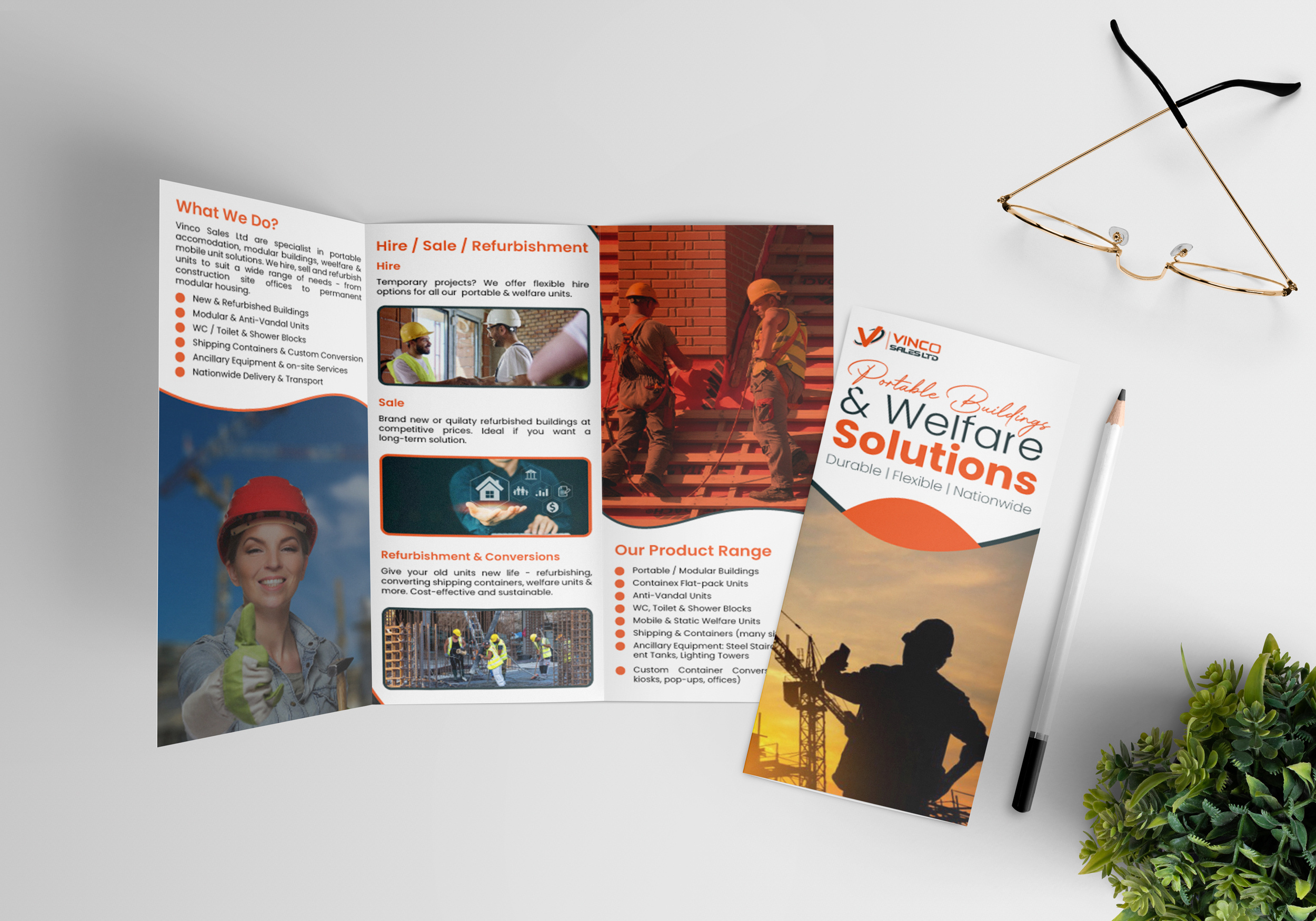 Modern Custom Tri-fold Brochure Design by Md Nesar Ahmod Uzzol on Dribbble