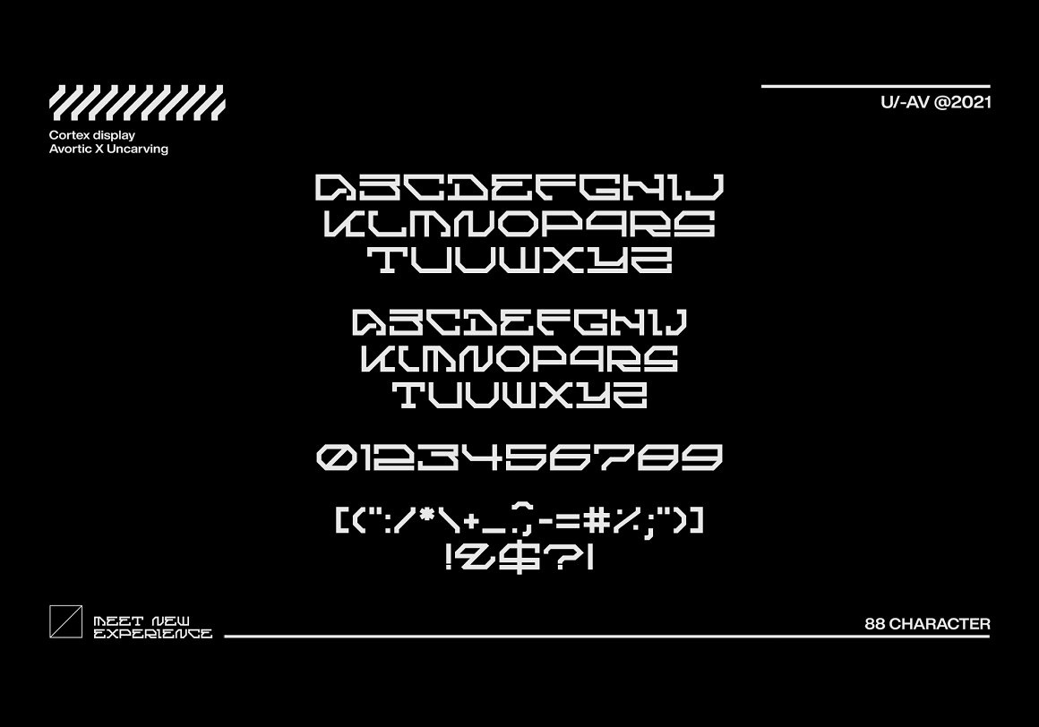 Cortex - Display Font by Alexander Lame on Dribbble