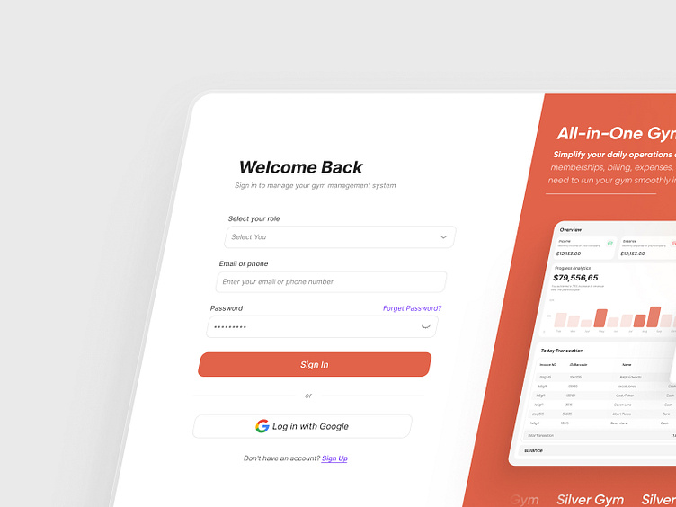 Sign In Authantication Page By Qmona On Dribbble