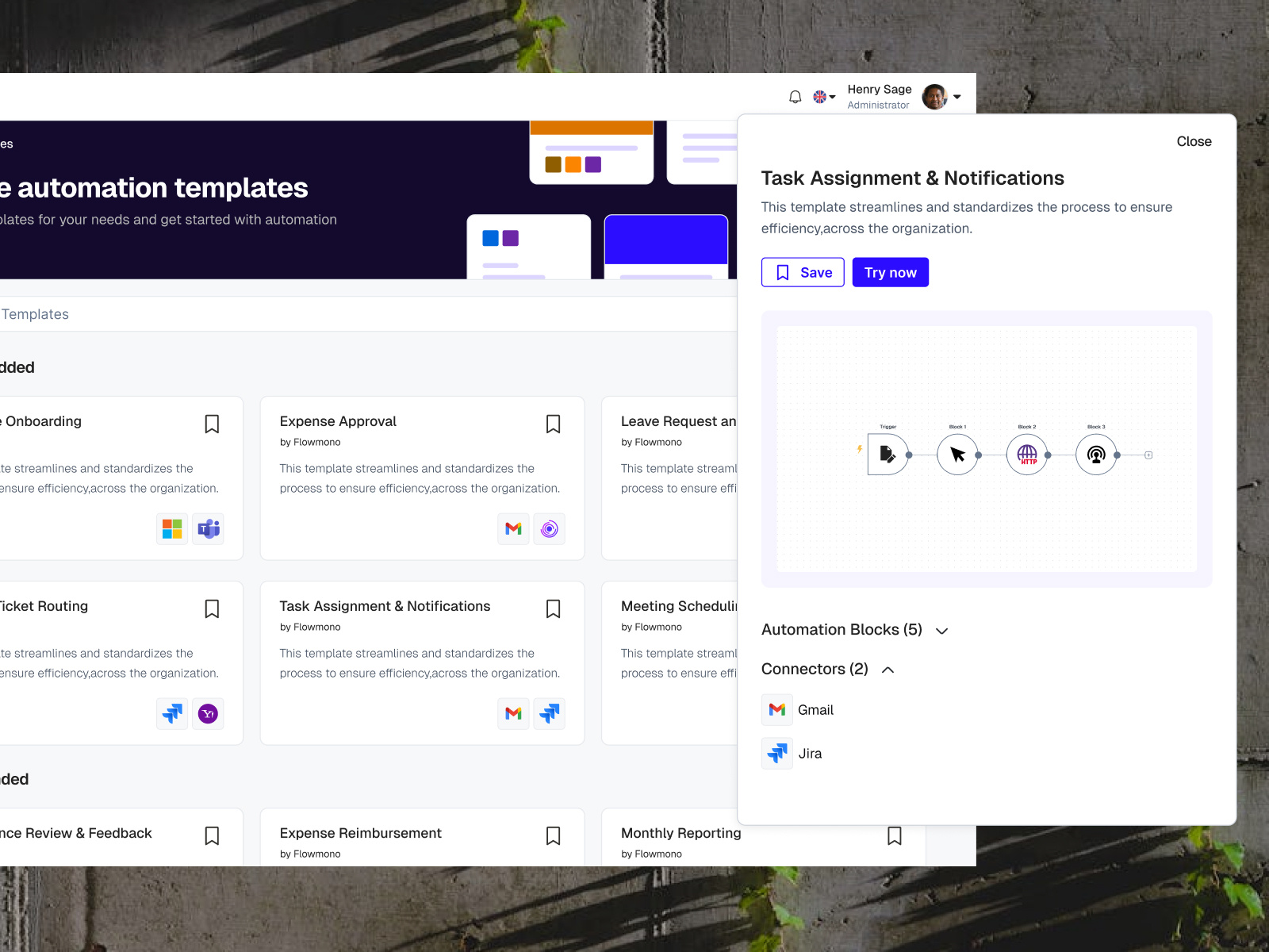 Template Explorer – Automation Made Simple by Uchechi Kalu on Dribbble
