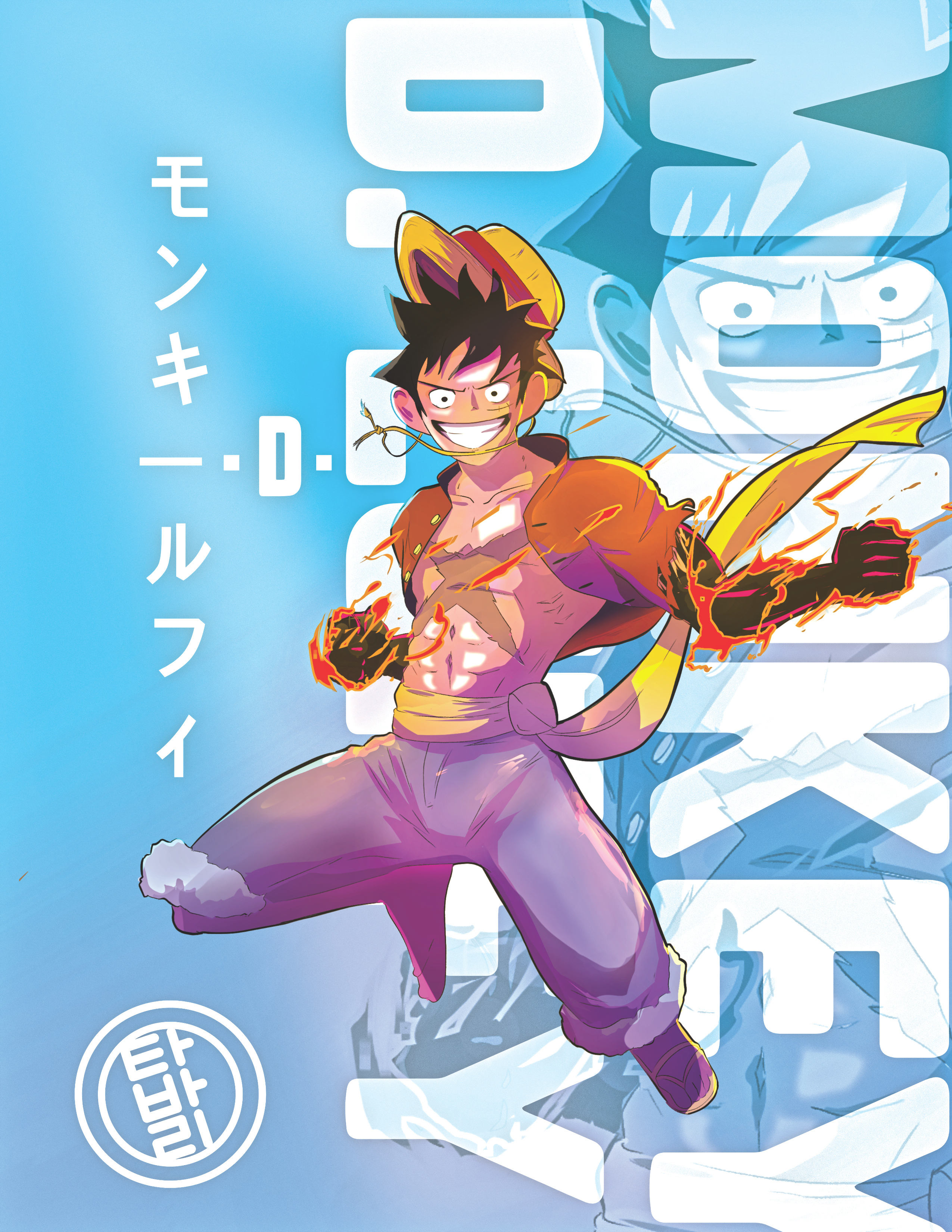 Monkey D. Luffy by MTL GRAPHICS on Dribbble