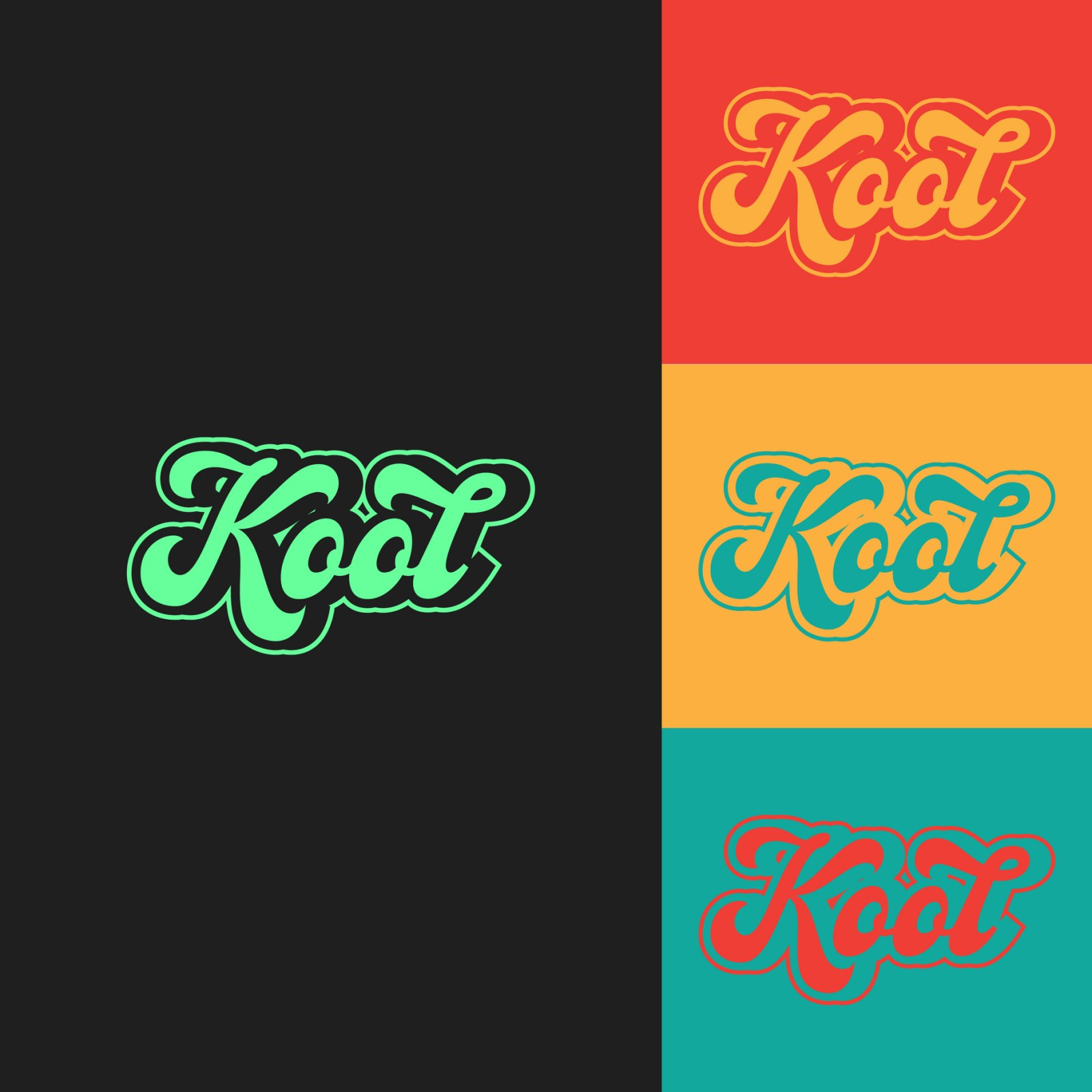 Kool – Playful Script Logo Exploration by Sane Tnmc on Dribbble