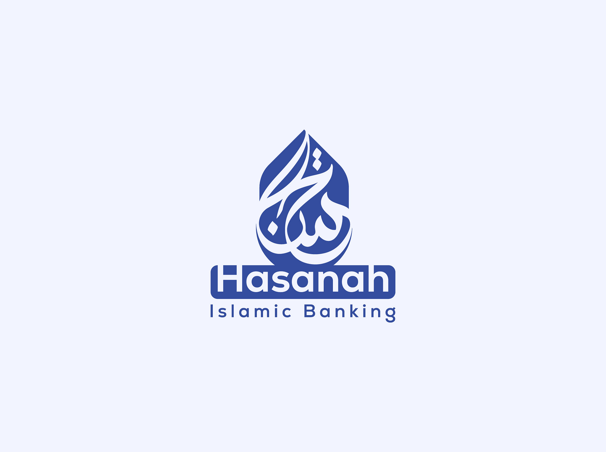 Hasanah Arabic Logo for Islamic Banking by Arabic Calligrapher on Dribbble