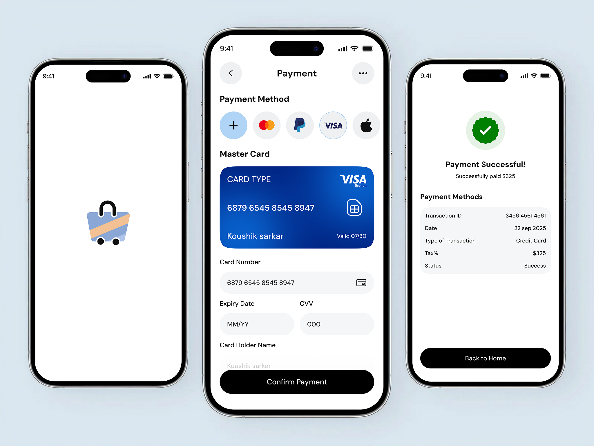 E Commerce Payment Method by Koushik Sarkar on Dribbble