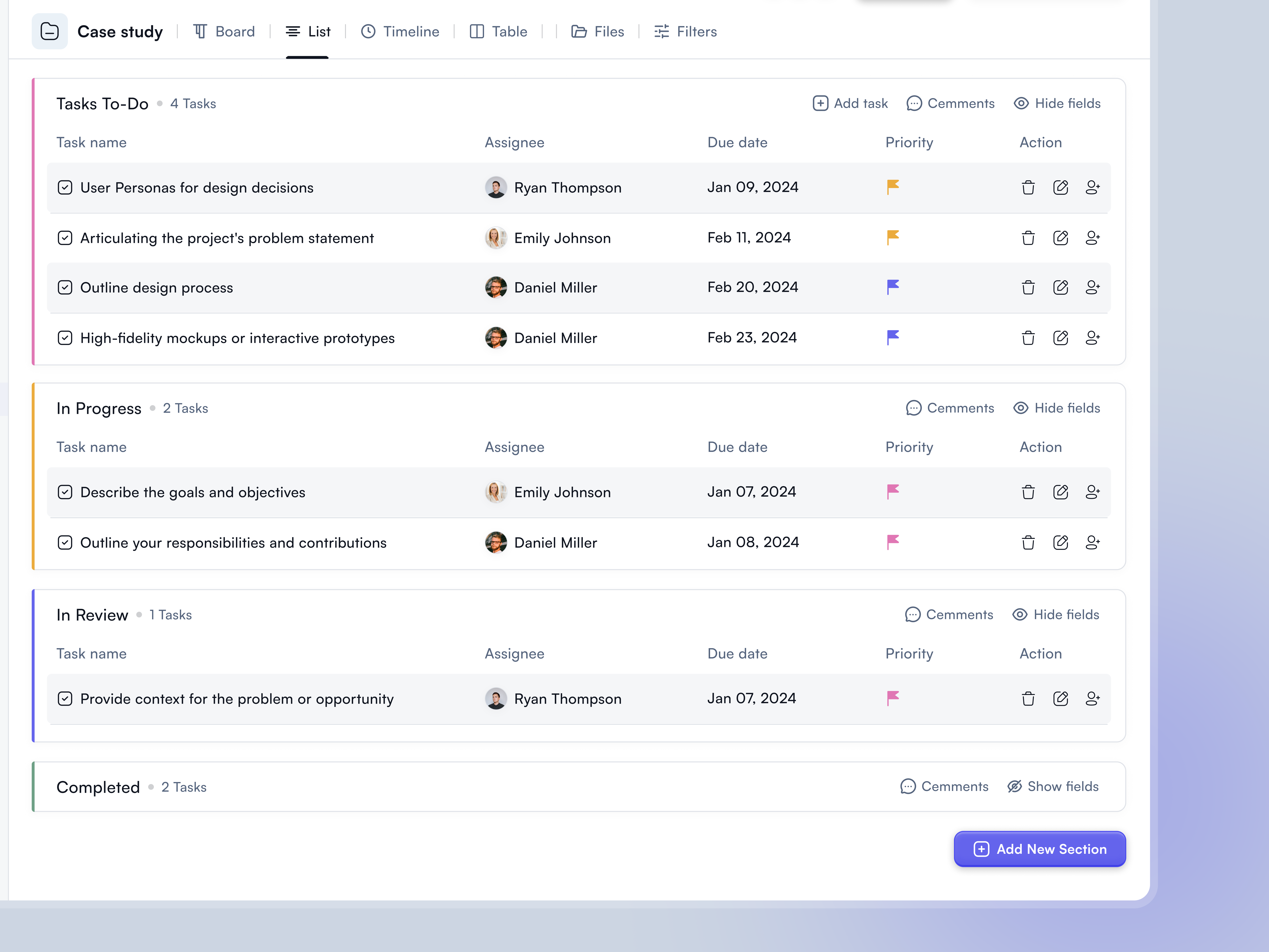 Taskflow — Project Management Dashboard by Sajidur Rahman Shimul for ...
