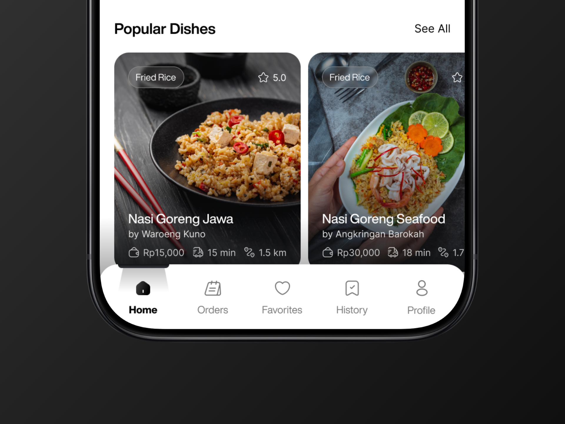 Rizo - Fried Rice Ordering App by Marcella Indarwati on Dribbble