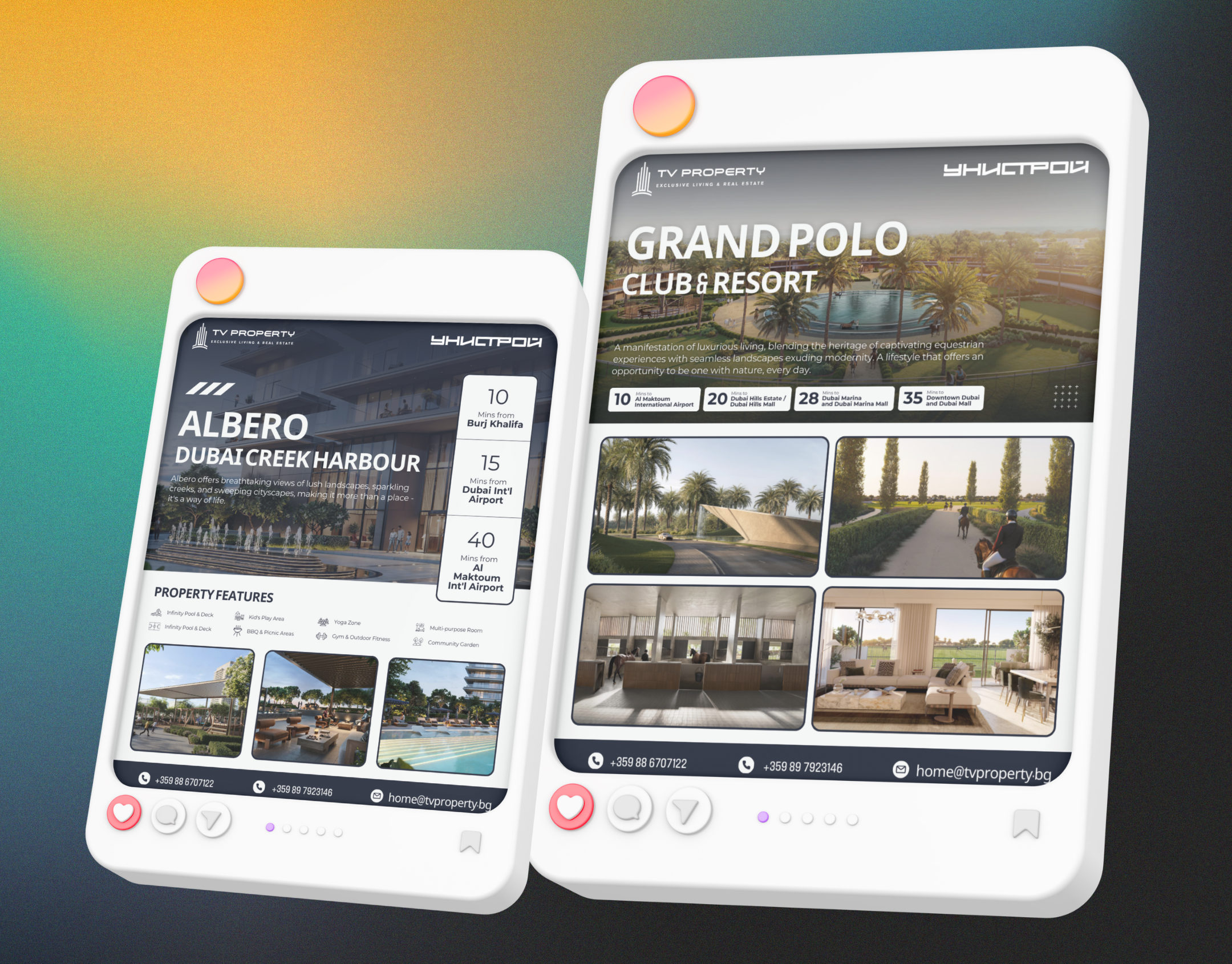 Real Estate Social Media Templates for TV Property by Muhammad Arsal ...