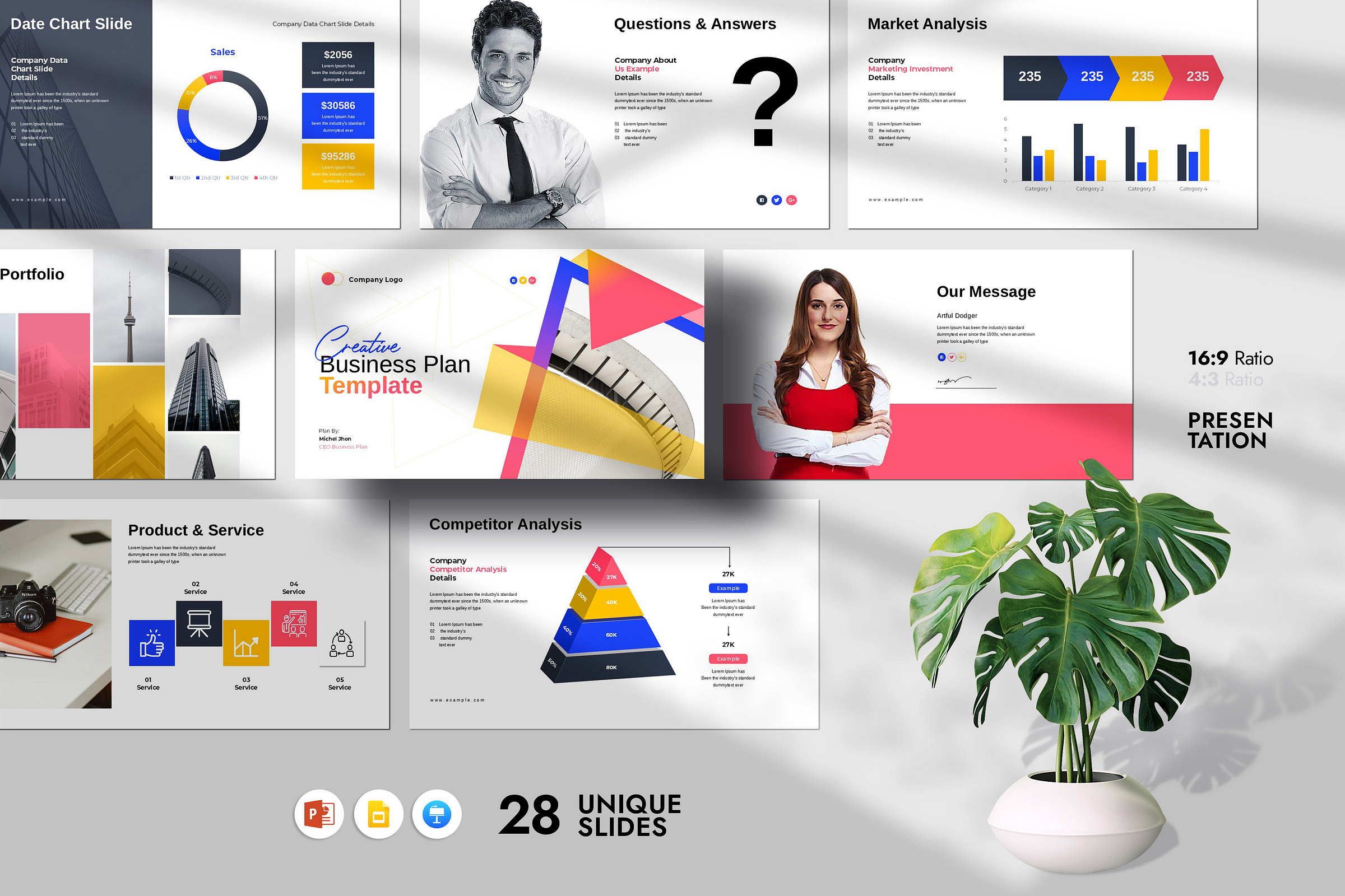 Business Proposal Presentation Template by DreamLab on Dribbble