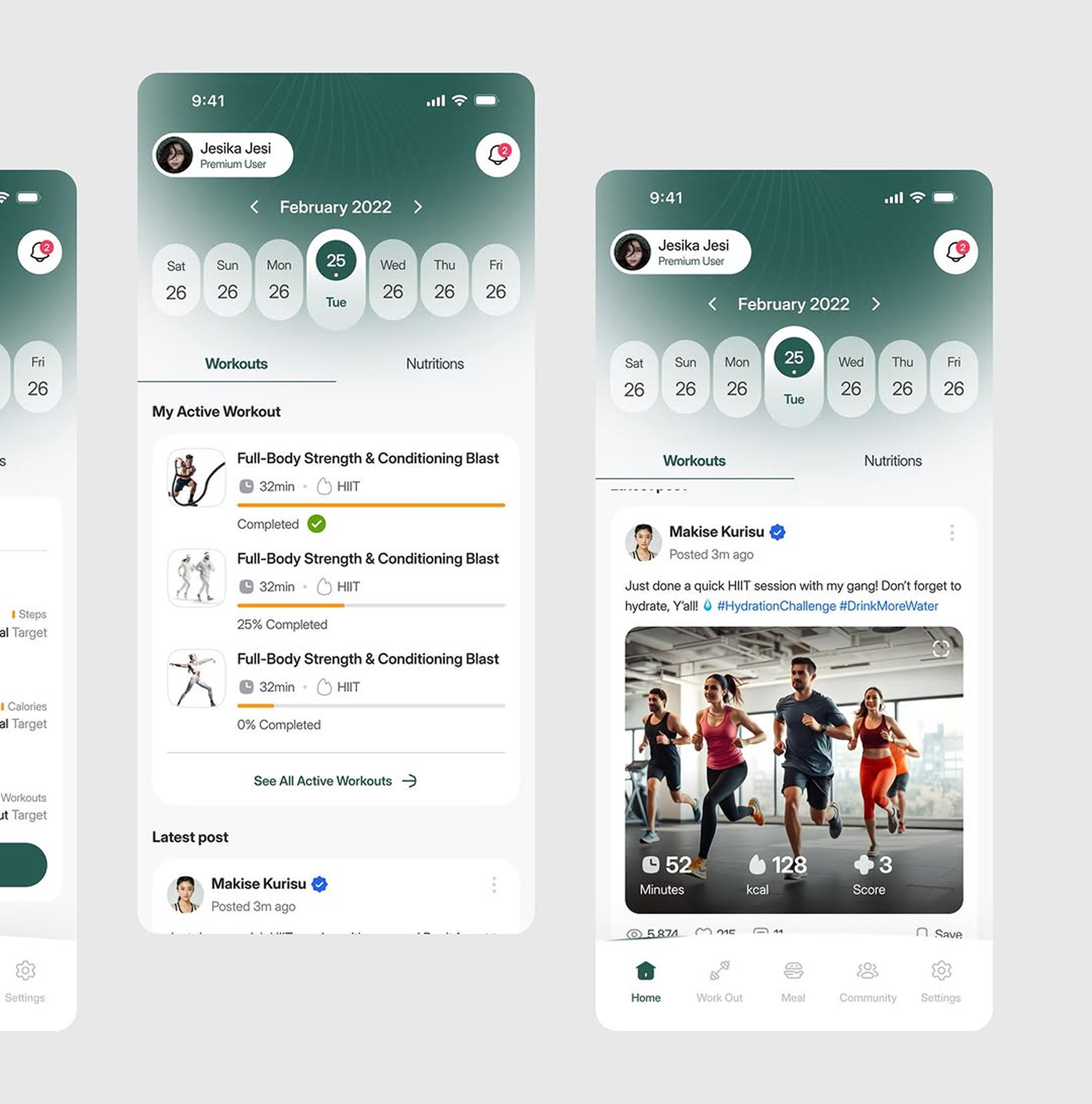AI Powered Fitness App by Wisha Tahir on Dribbble