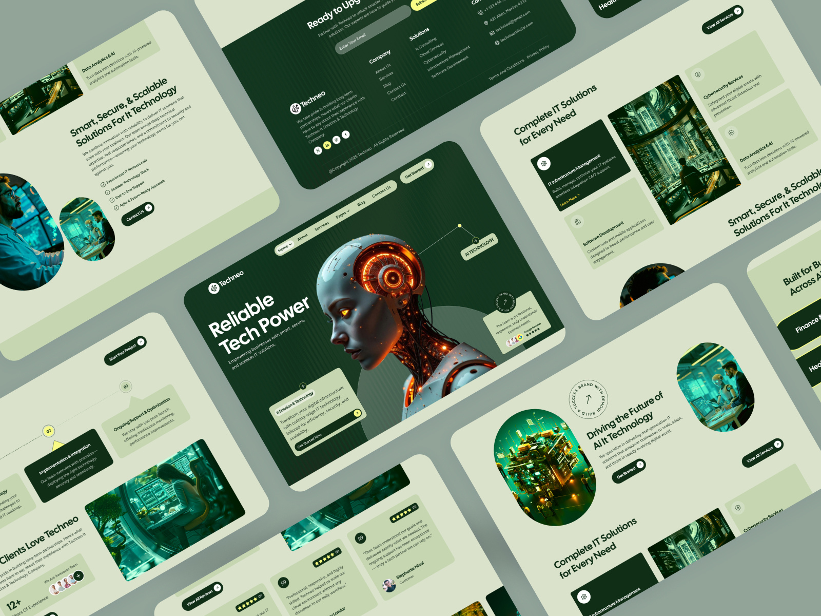 IT Technology Website Design by FleexStudio | Web Design Agency on Dribbble