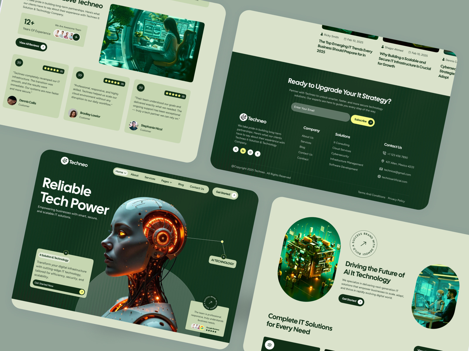 IT Technology Website Design by FleexStudio | Web Design Agency on Dribbble