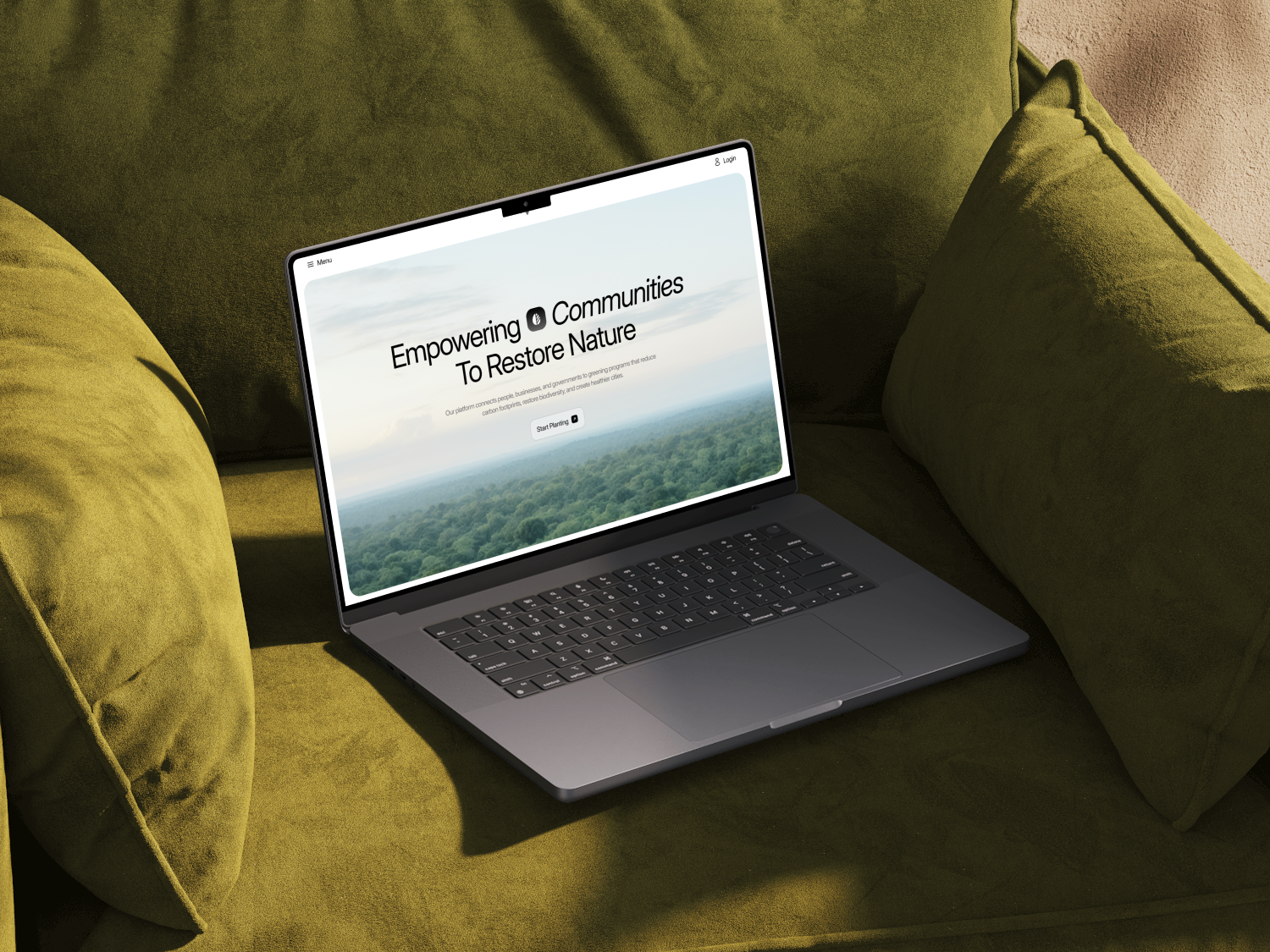 Greeney - Environmental Conservation Website Animation by Permadi ...