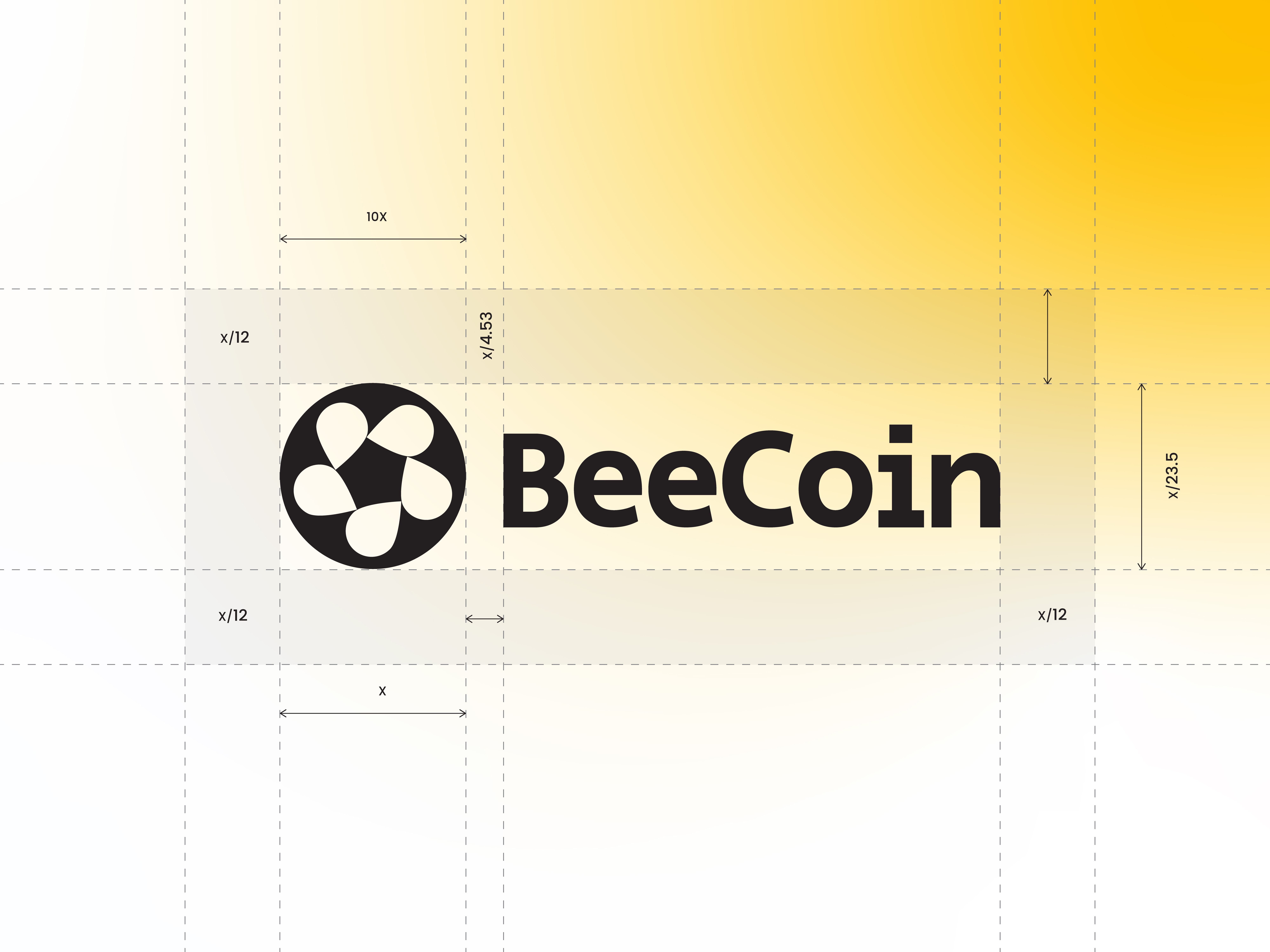BeeCoin II Crypto, Blockchain, Geometric, Circular, Minimal logo by ...