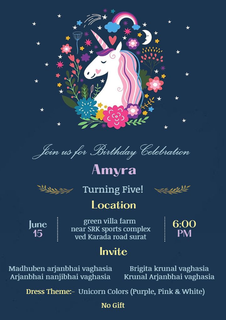 Design Unique Birthday Invitation Cards Online with CraftyArt by Crafty ...