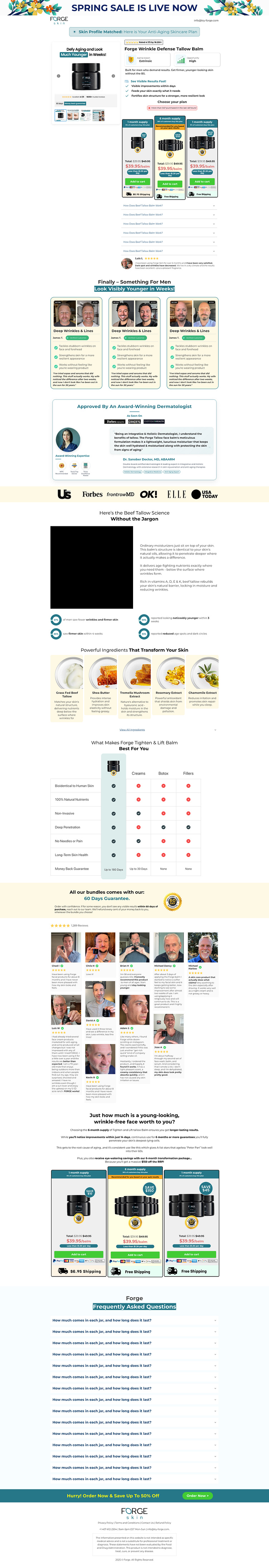 Forge Skin Product Page | GemPages Template by Umor Faruk on Dribbble