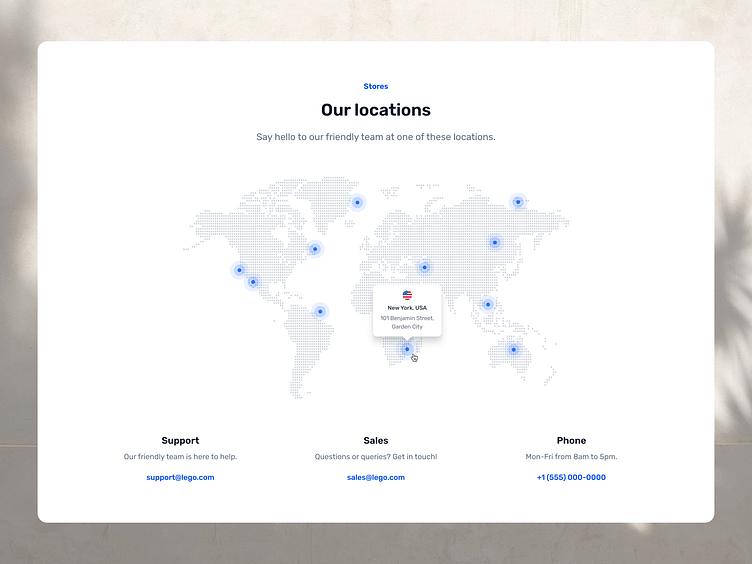 🌍 Global Locations UI – Light & Dark Mode by Faris on Dribbble