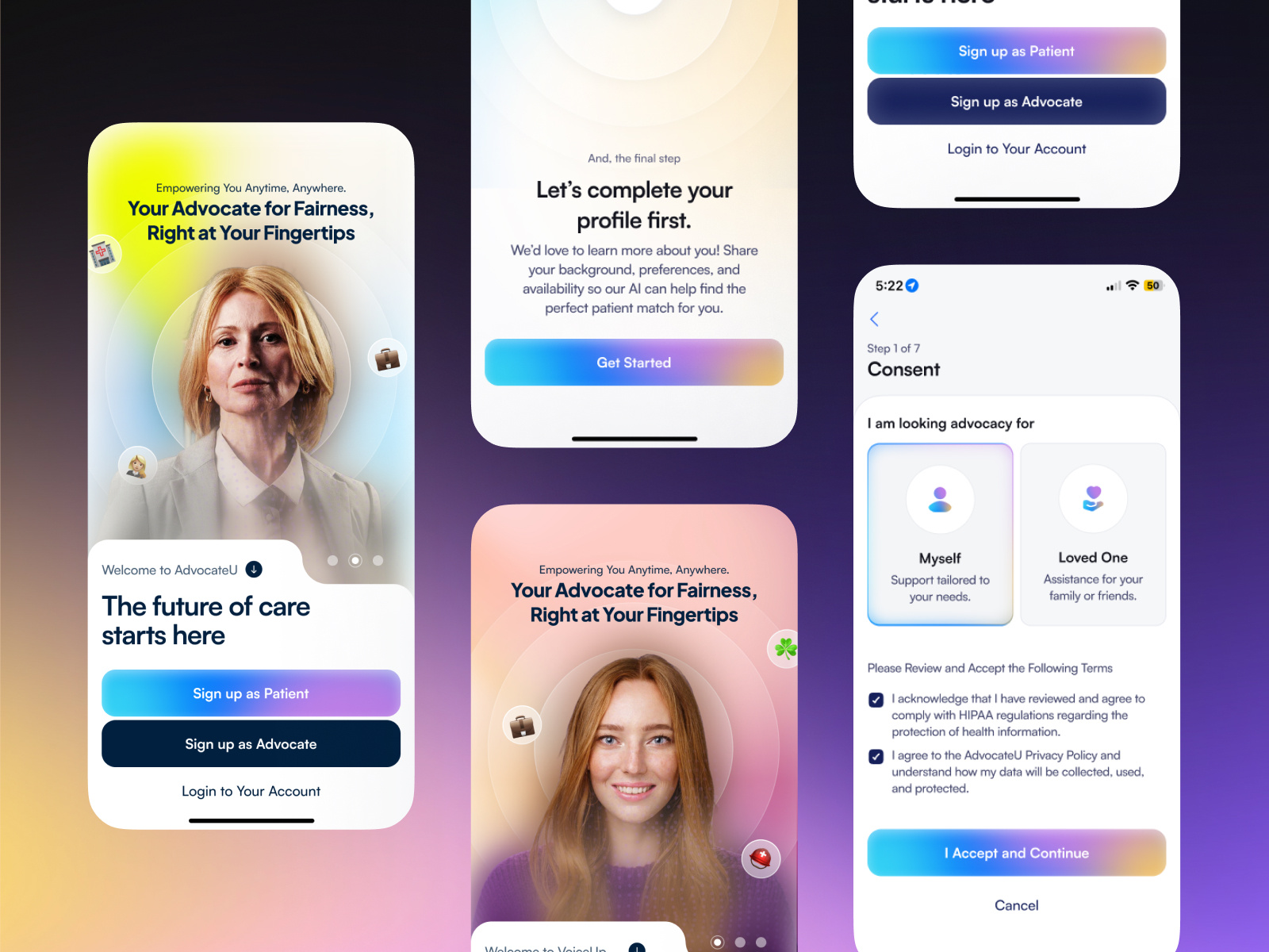Healthcare Insurance Advocate App — Modern Hiring Platform UI by ...
