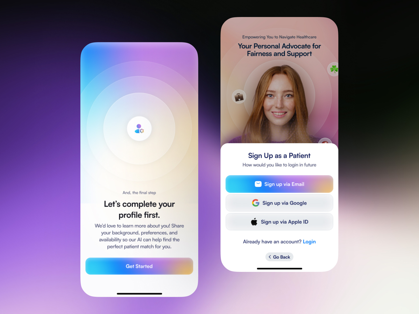 Healthcare Insurance Advocate App — Modern Hiring Platform UI by ...