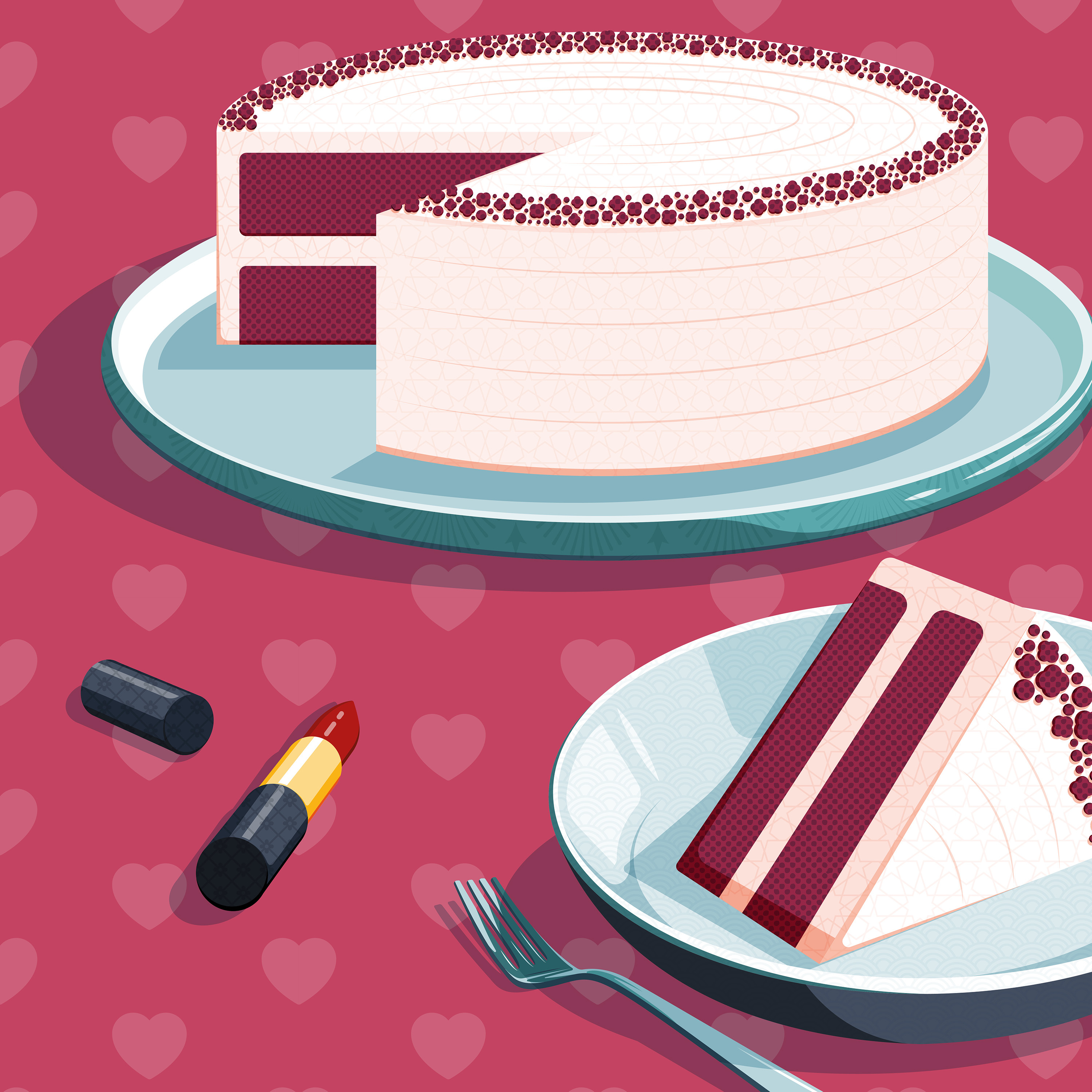 "You Belong with Brie" - Food illustrations by Angie Mathot on Dribbble