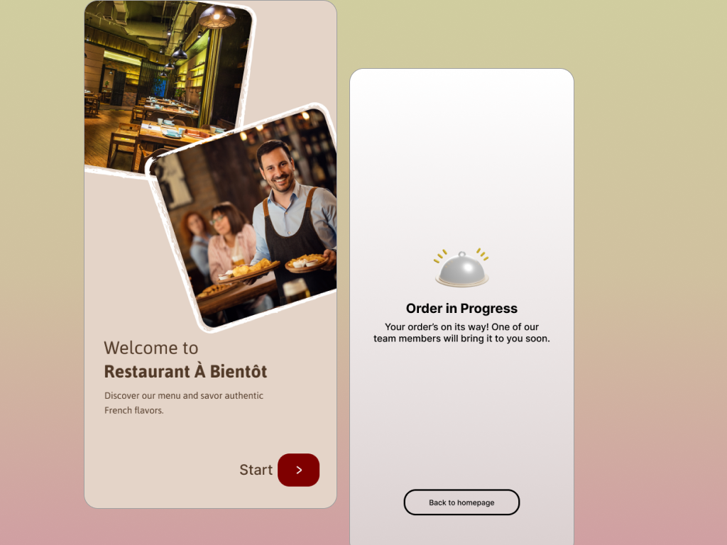 Digital Menu App by Maria Clara Monteiro on Dribbble