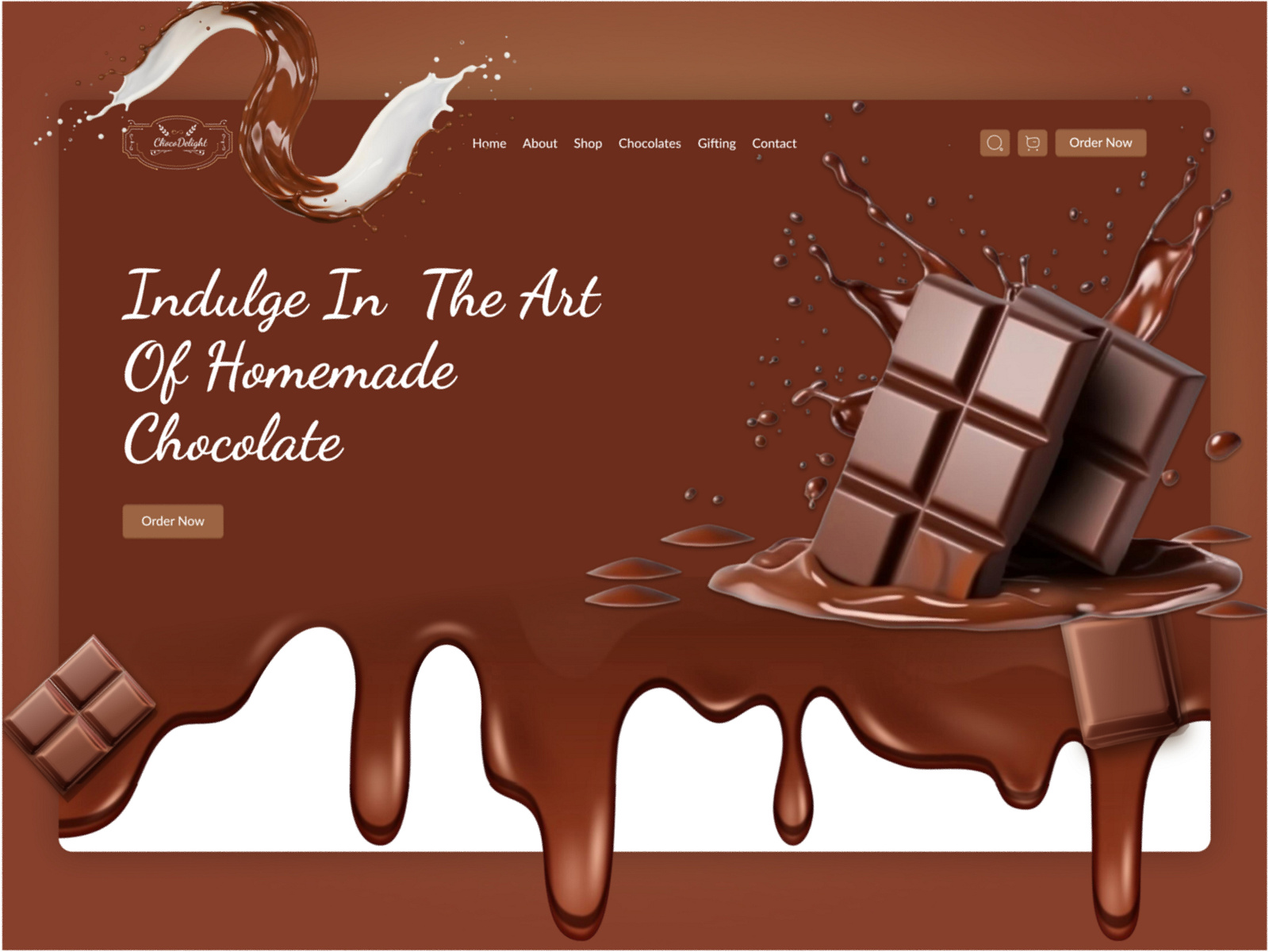 Home-made chocolate UI UX design and development by Darshan Patel on ...