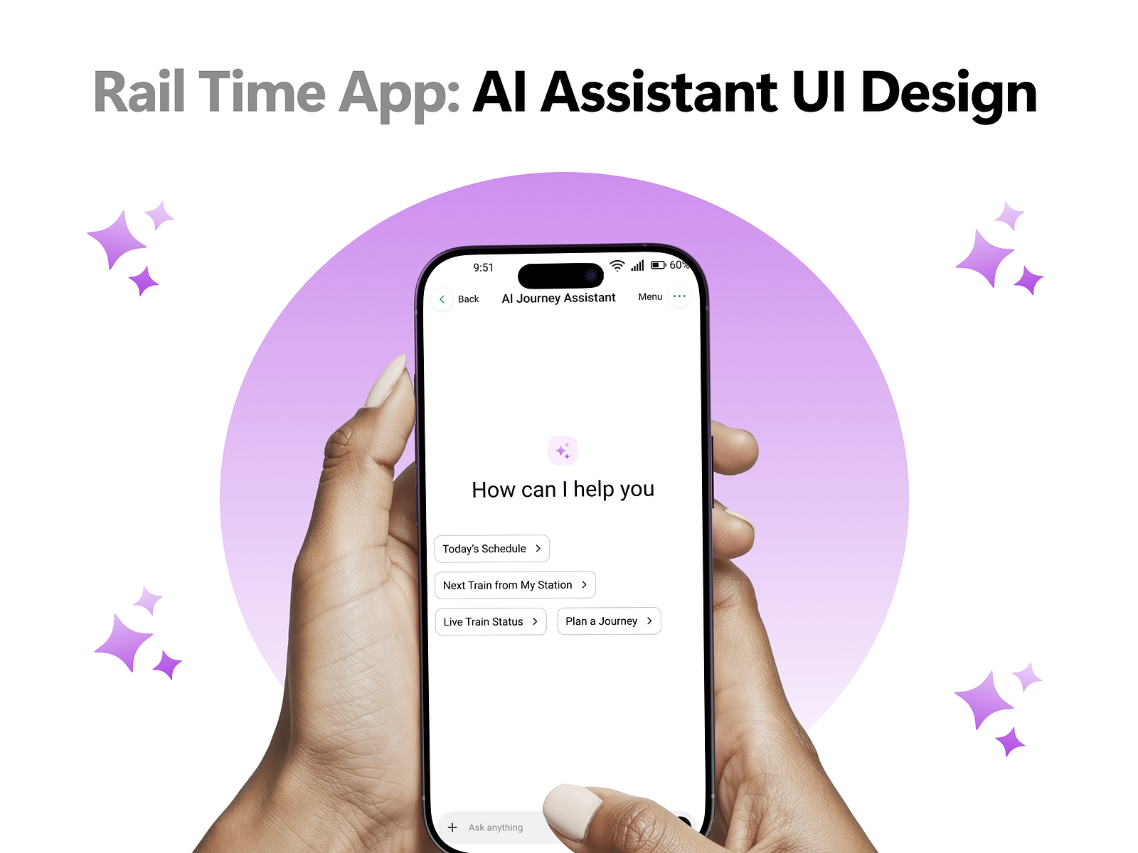 Rail Time App: AI Assistant System by Md. Alamin Ferdus Sajib on Dribbble