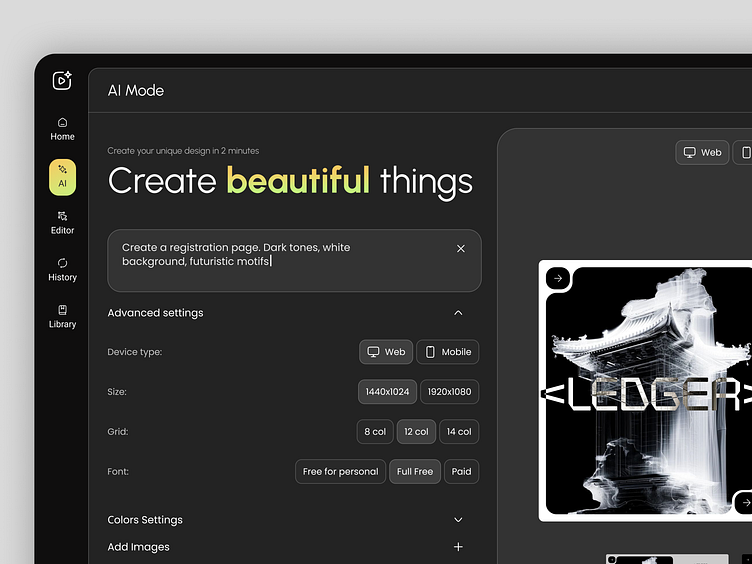 Creative Dashboard UI by Max Williamson on Dribbble