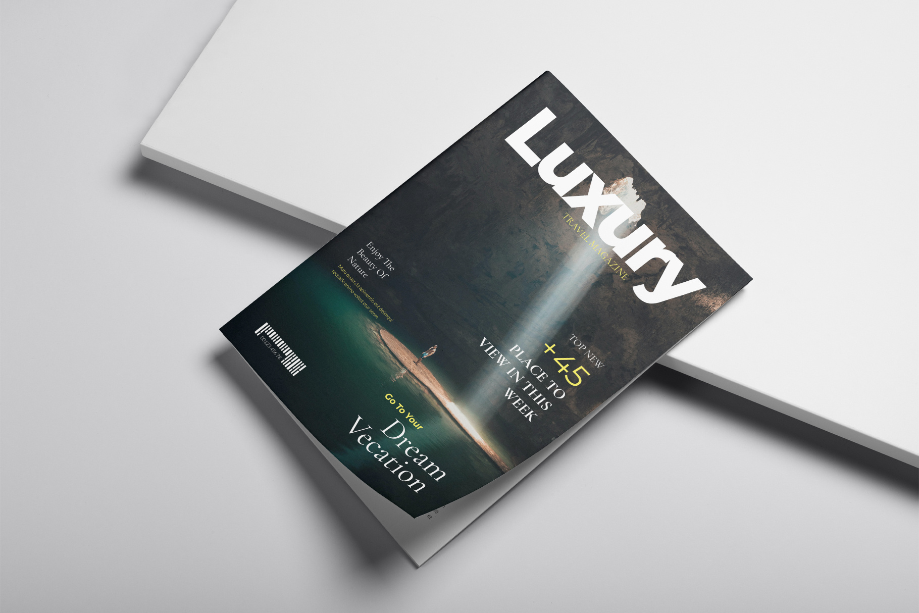 Luxury Travel Magazine Template by DesignCrest on Dribbble