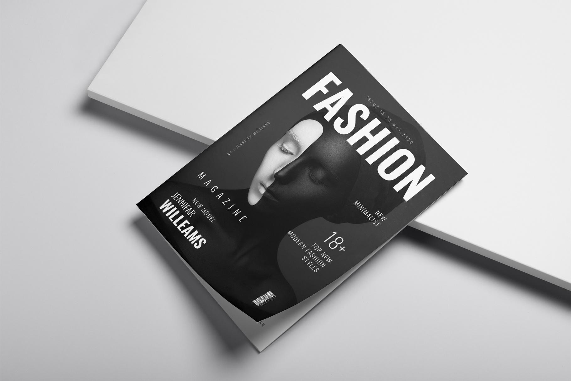 Fashion Magazine Template by DesignCrest on Dribbble