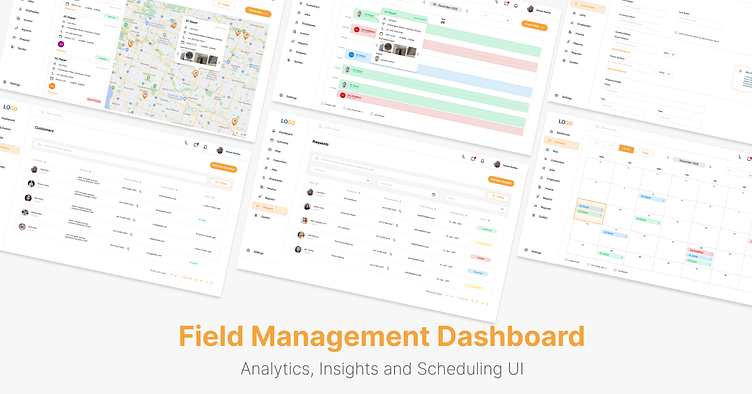 Field Management Dashboard – Real-Time Tracking & Scheduling by Kalindu ...