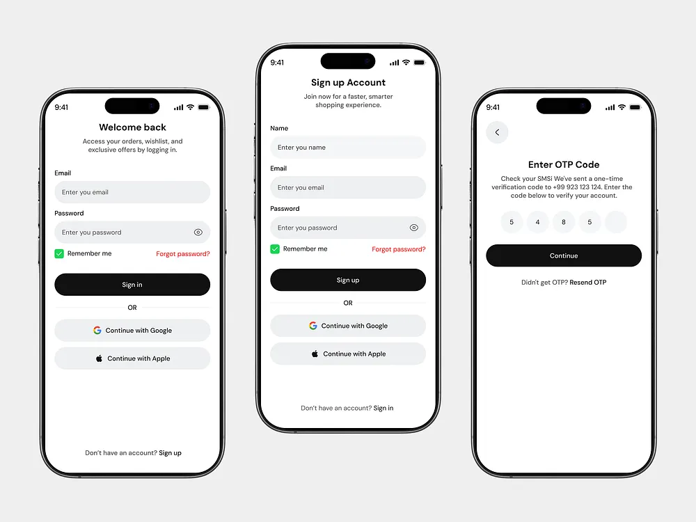 Forgot Password UI designs, themes, templates and downloadable graphic ...