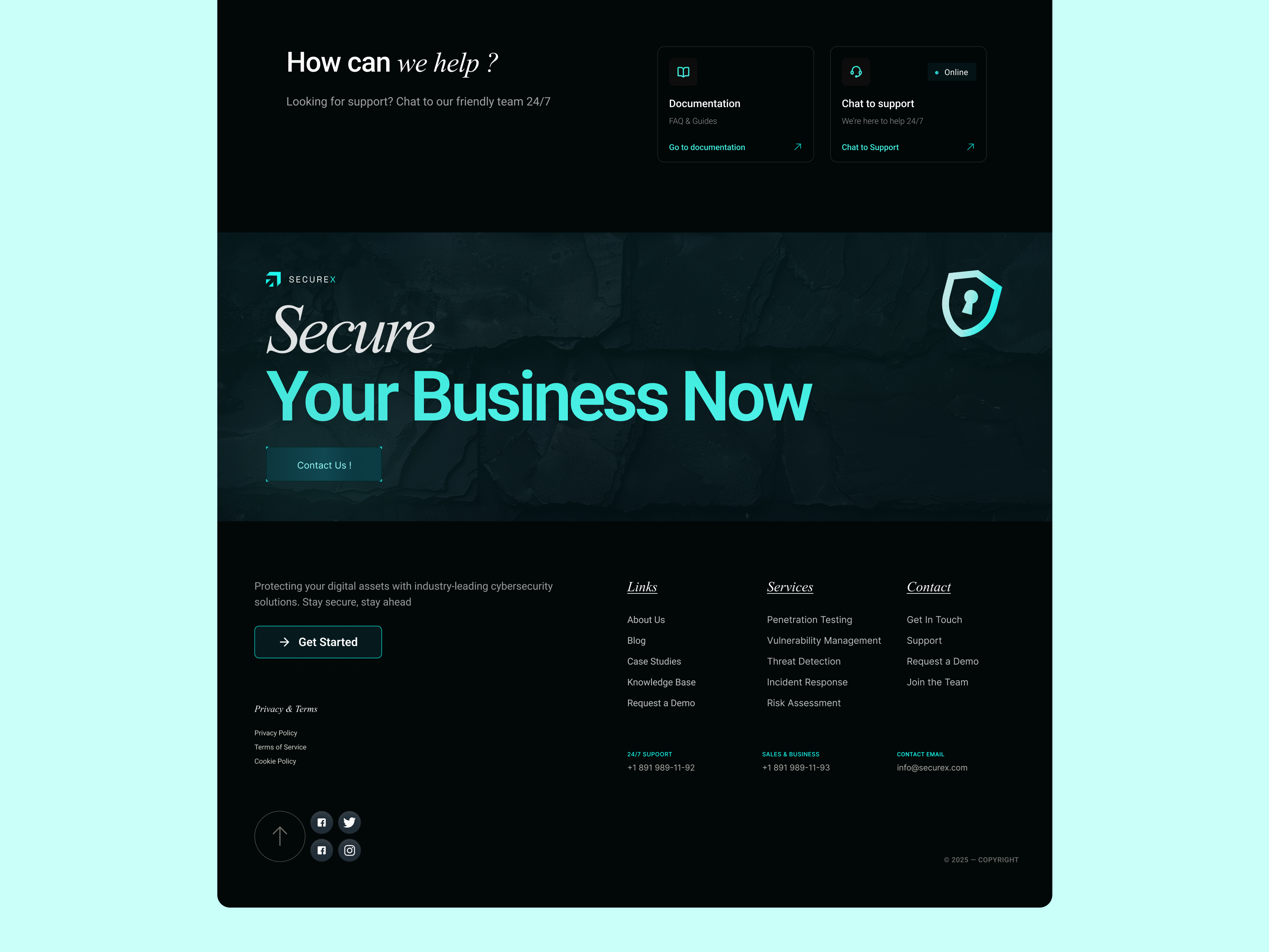 Secure X - Cyber security by Mahendran Jeeva on Dribbble