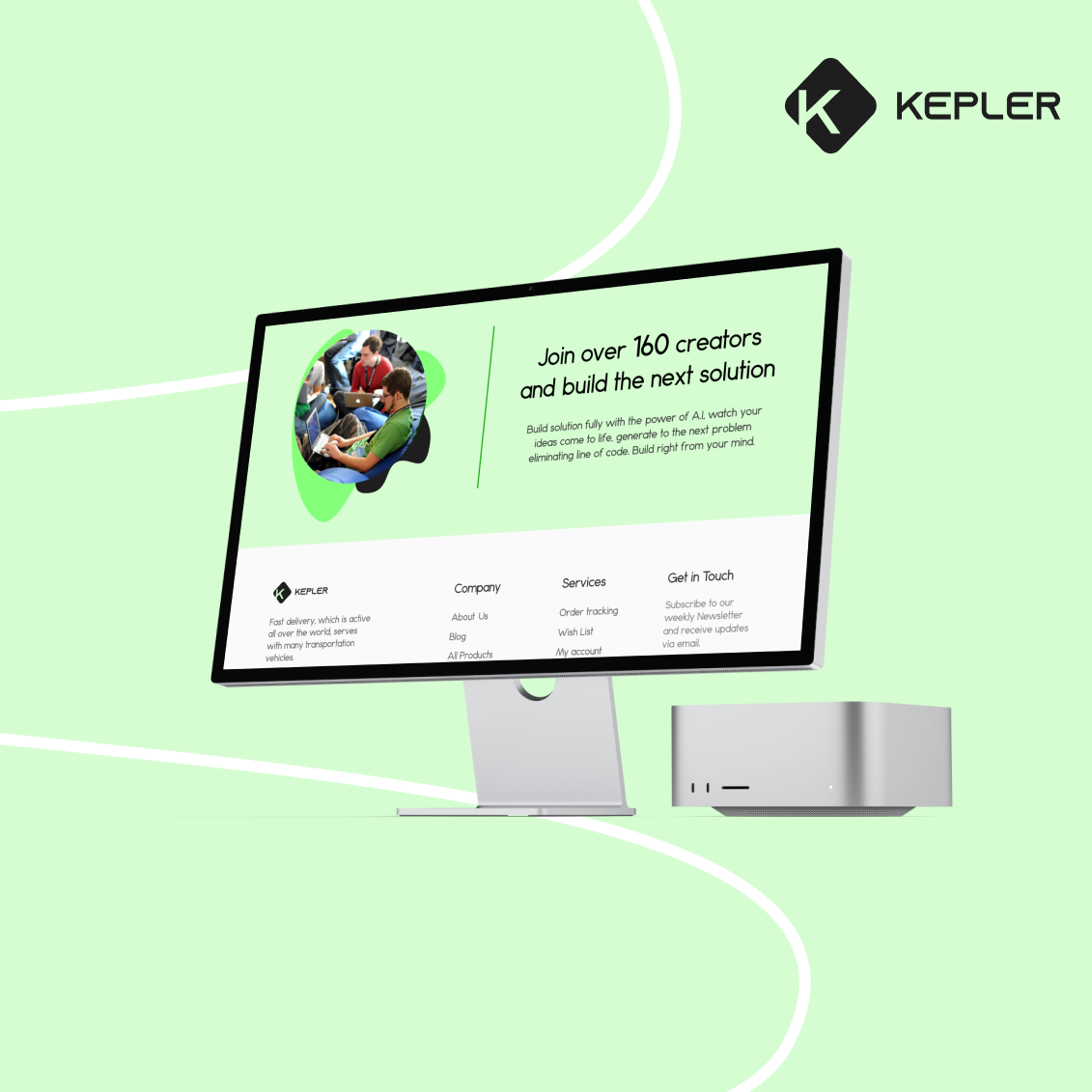 Kepler AI code writing website/webapp by Salam Zakari on Dribbble
