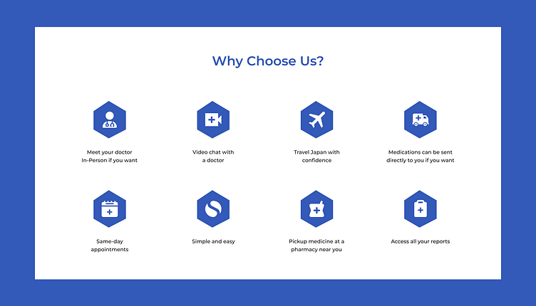 Why Choose Us section of website by Muhammad Fazeel Riaz on Dribbble