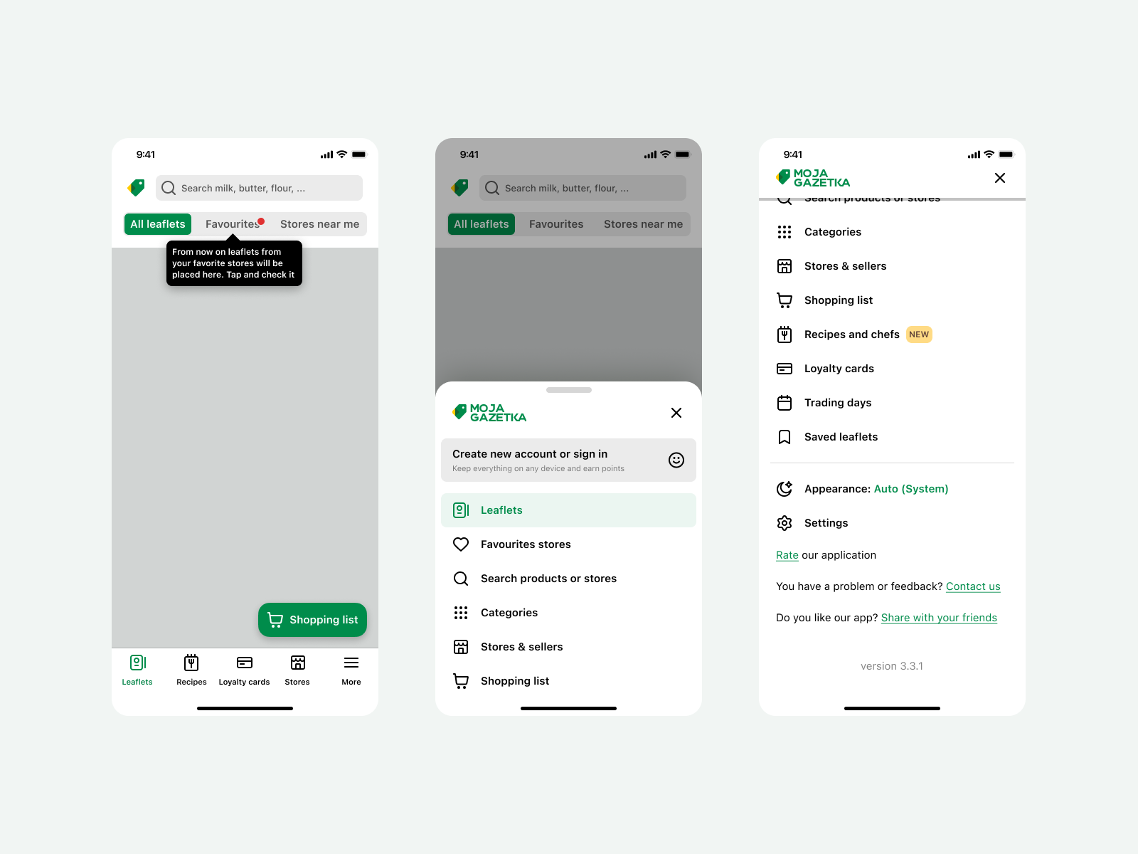Navigation of the iOS app with a clean and intuitive design by Rafal ...