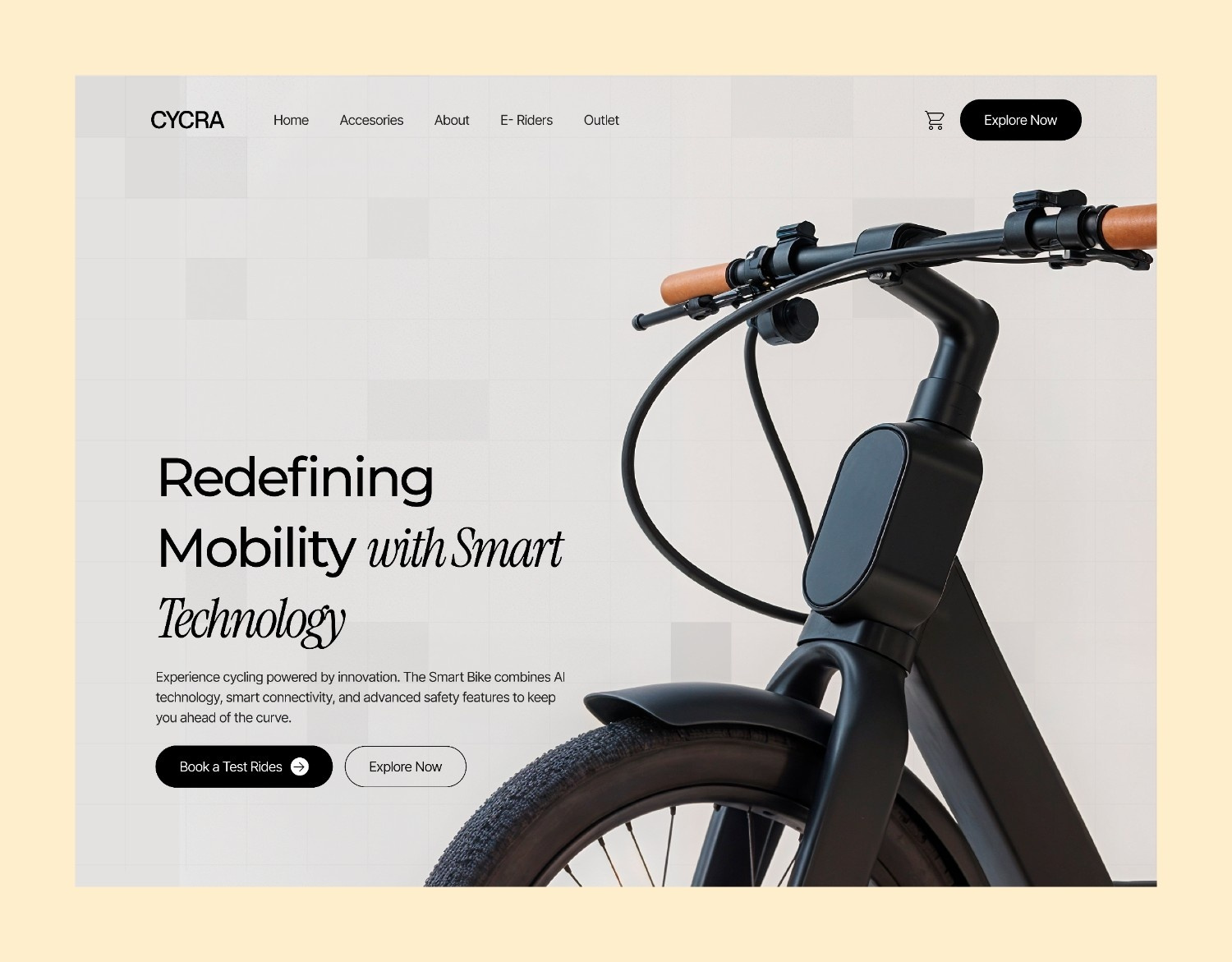 CYCRA – Smart Bike Website Design for Next-Gen Urban Mobility by ...