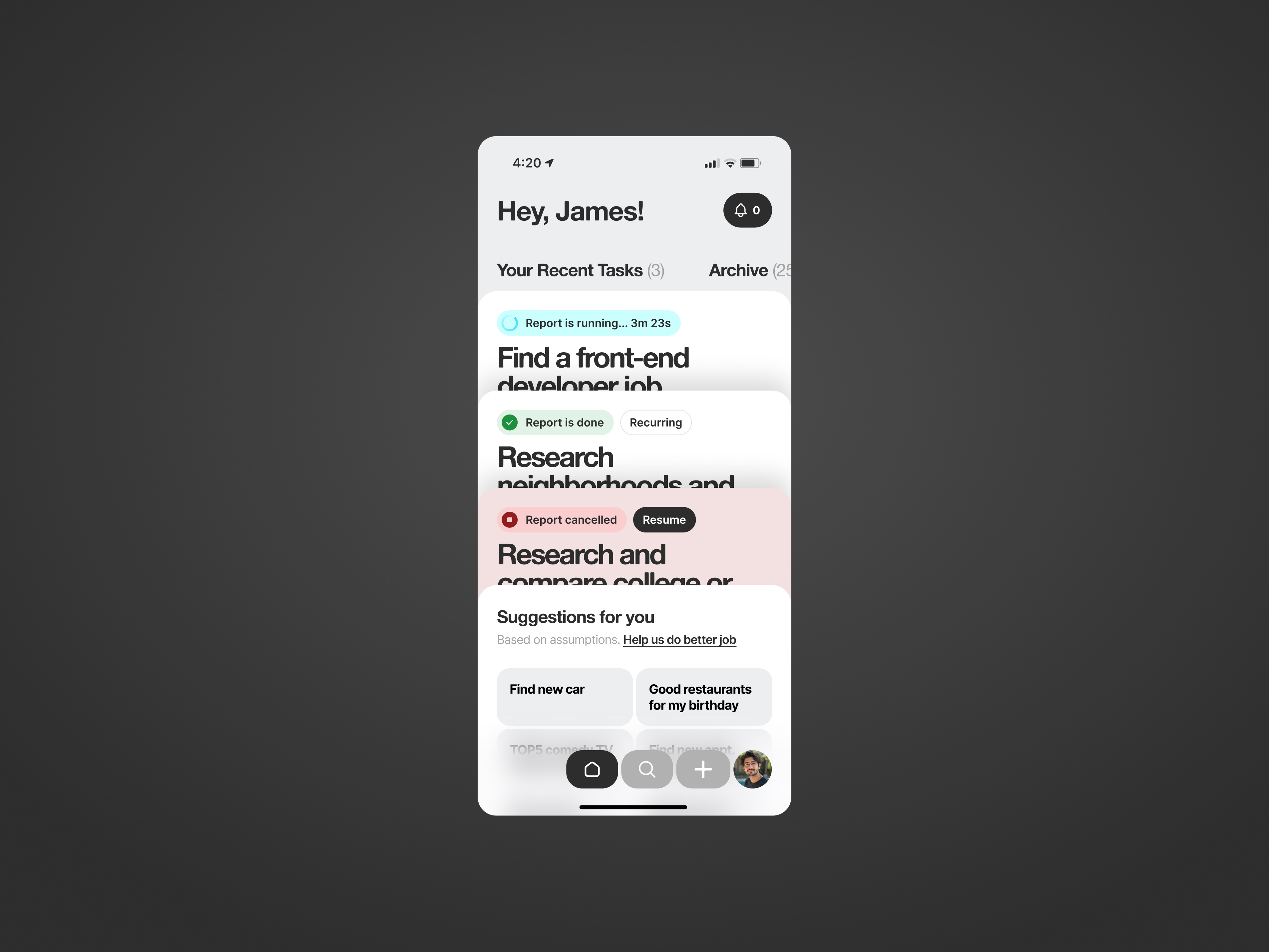 Taste App, v.1 by Vitali Zahharov on Dribbble