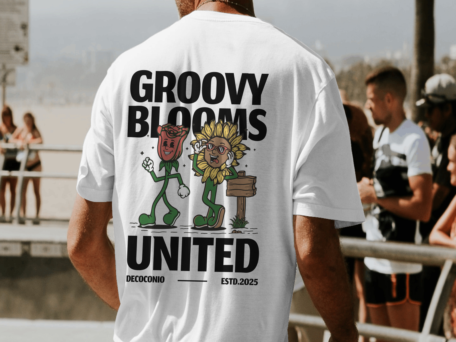 Groovy Flower Duo by Decoconio on Dribbble