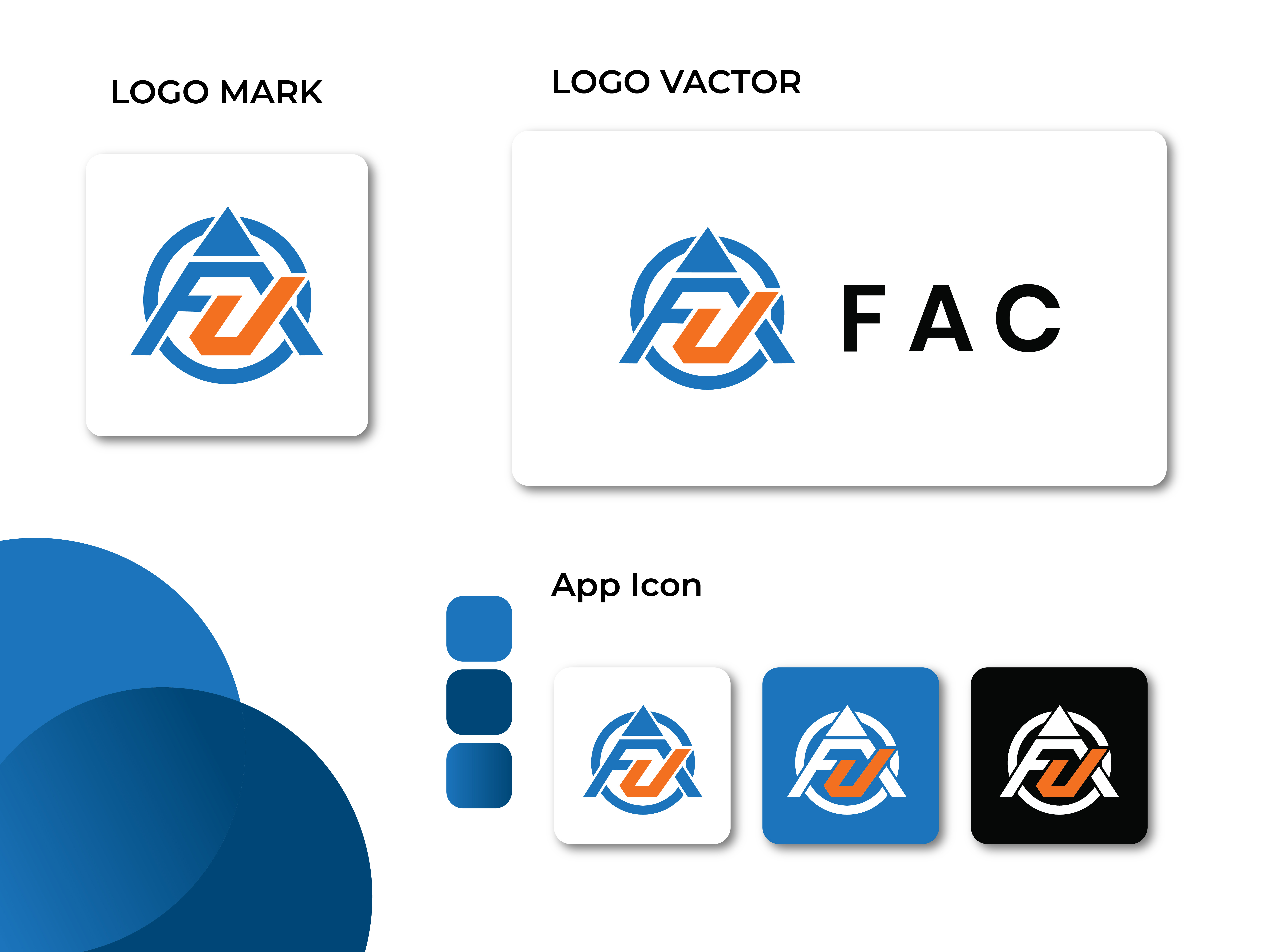 F A C Software Development modern logo design by Shihab Uddin on Dribbble