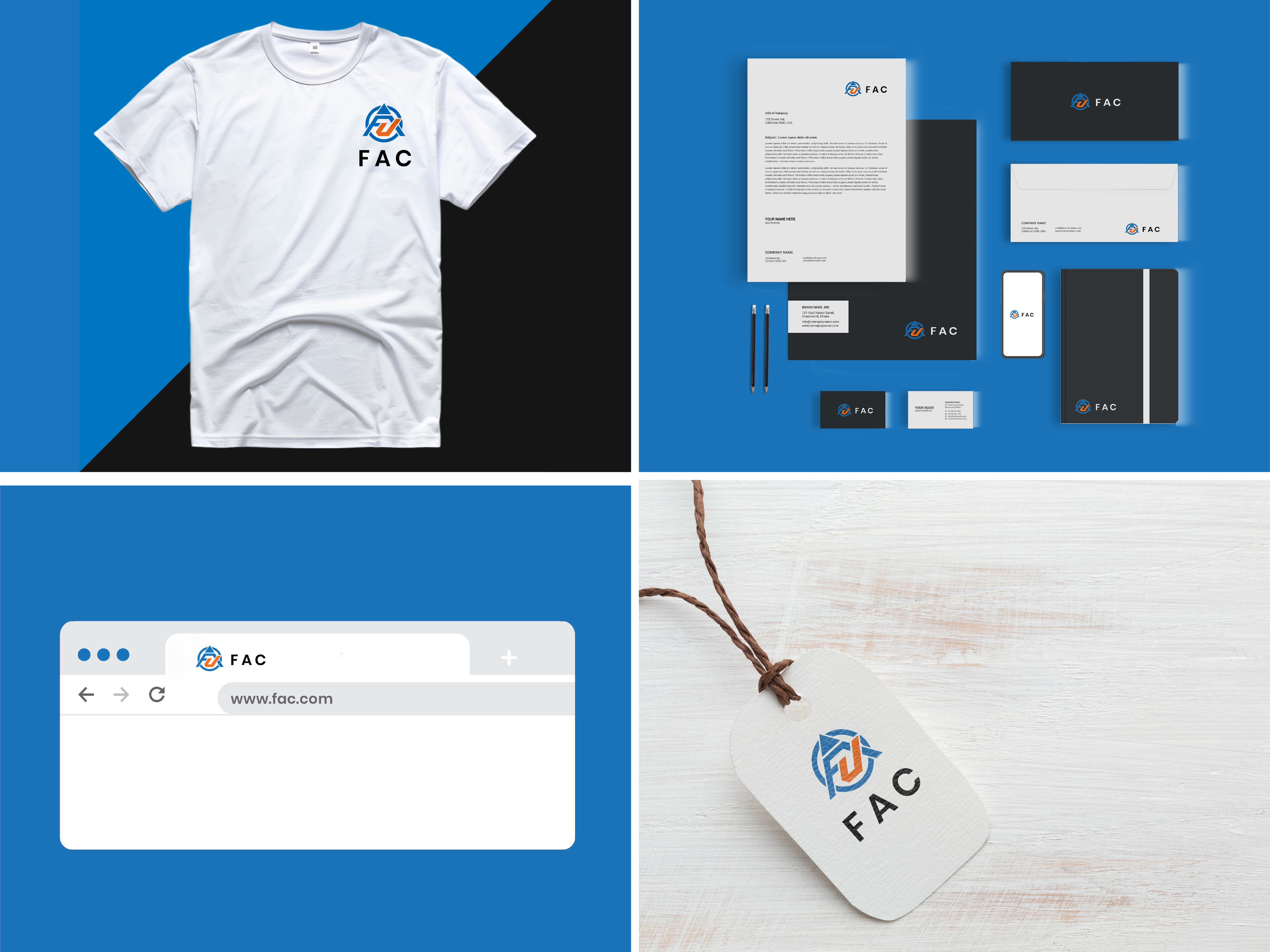 F A C Software Development modern logo design by Shihab Uddin on Dribbble